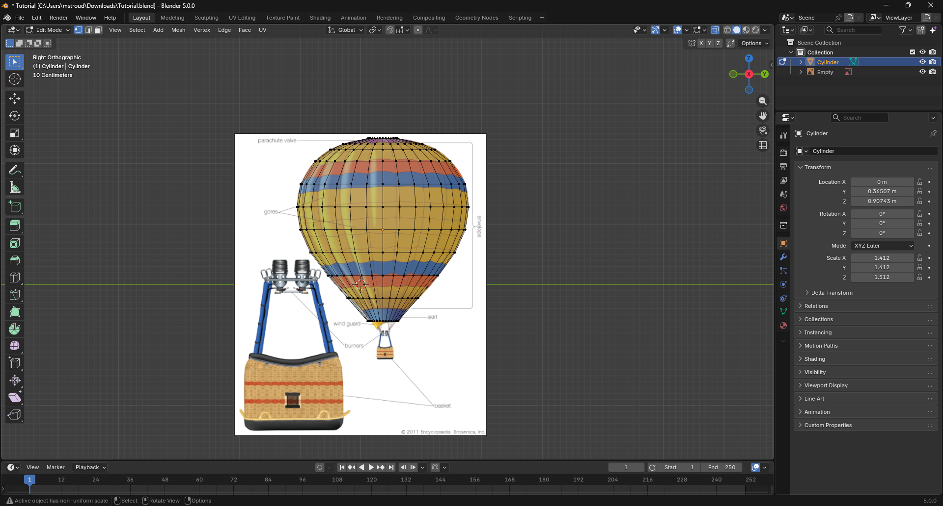 How to Make a Hot Air Balloon in Blender! : 25 Steps (with Pictures ...