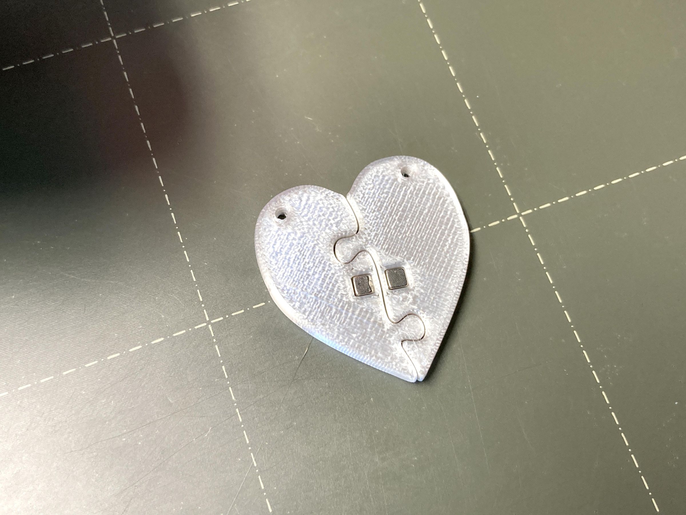 Friendship Heart Necklaces - 3D Printed and Magnetic : 9 Steps (with ...
