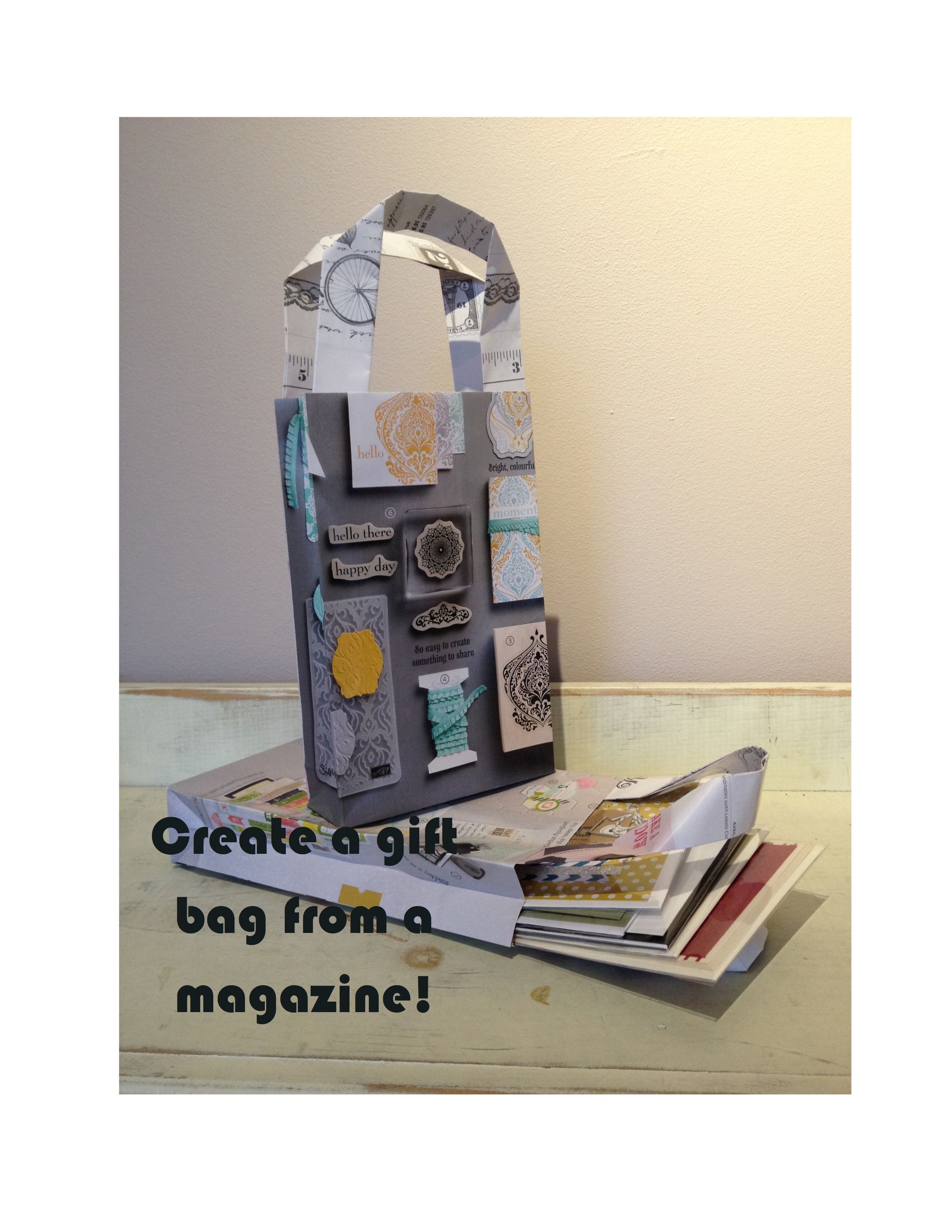Magazine Gift Bag : 9 Steps - Instructables