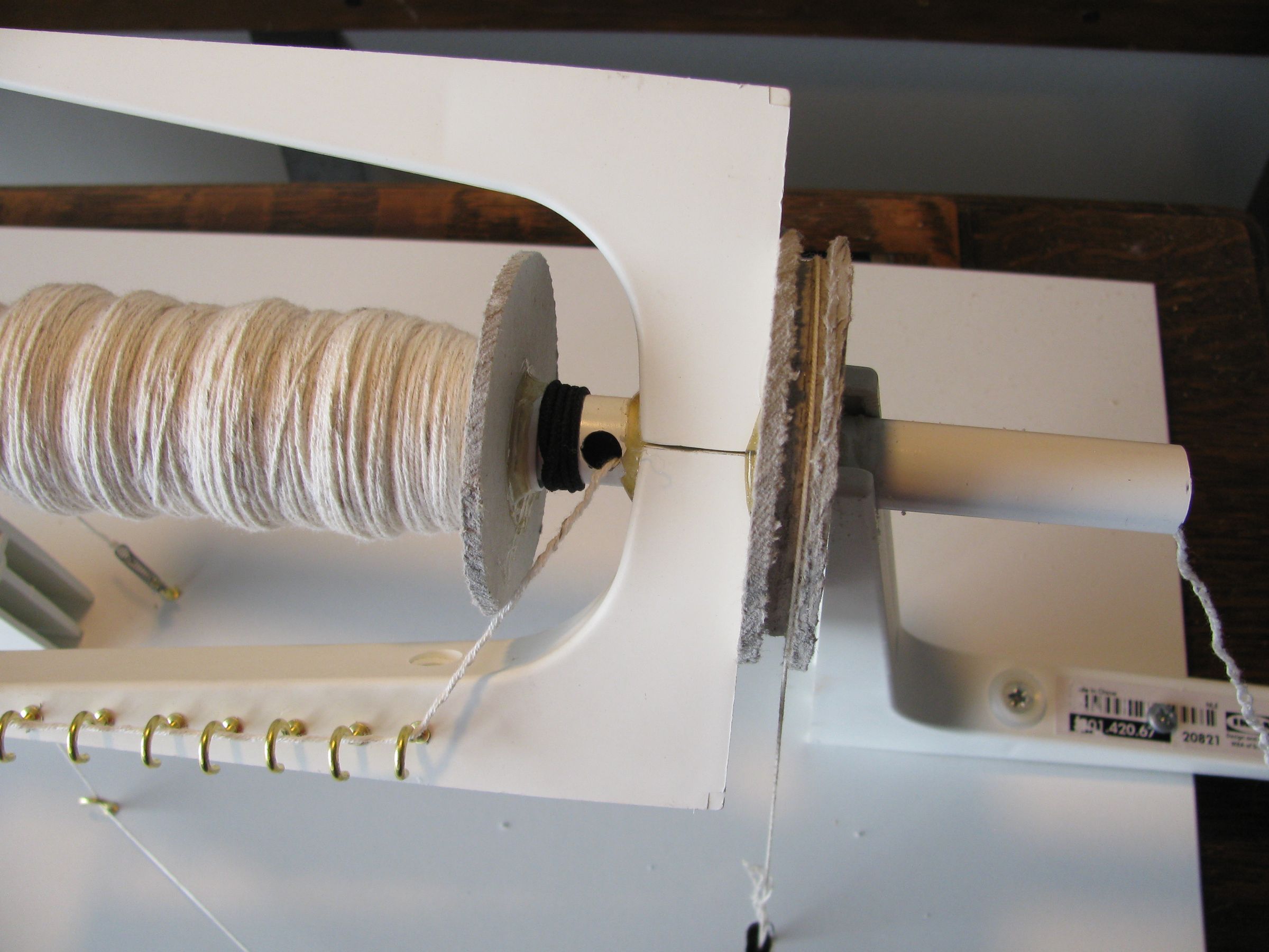 Spinning Attachment for a Treadle Sewing Cabinet : 8 Steps (with ...