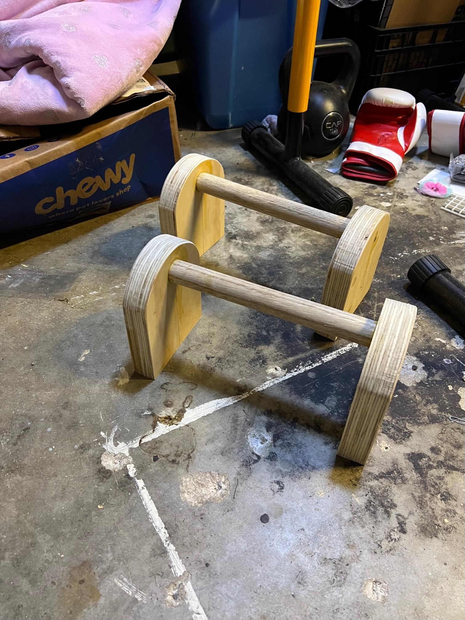 DIY Parallettes From Plywood - Three Sizes : 4 Steps (with Pictures ...