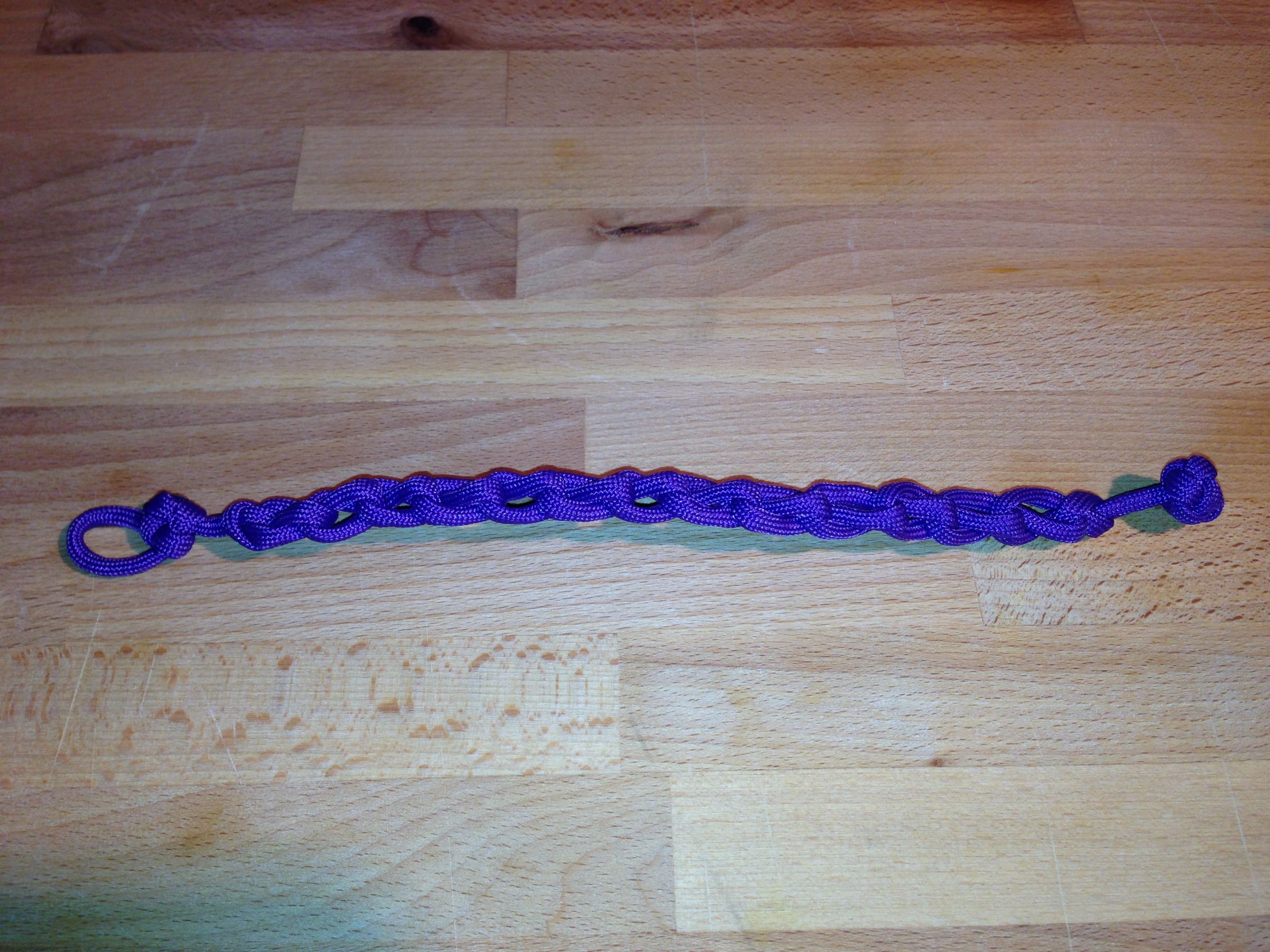 Paracord Celtic Knot Chain Bracelet- Very Easy to Make, and a Great ...
