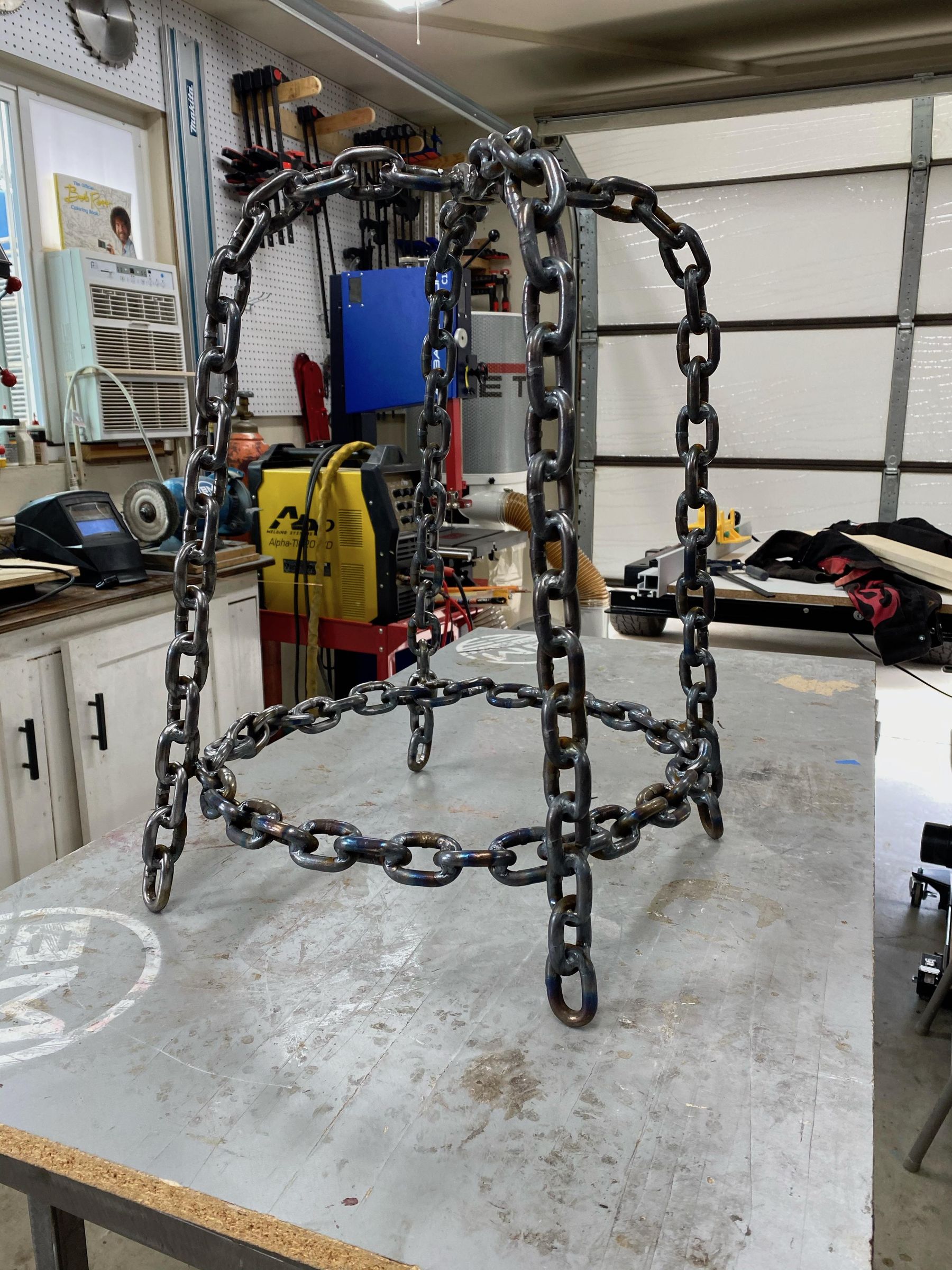 How I Made This Shop Chair Using Chain and Scrapwood : 10 Steps (with ...