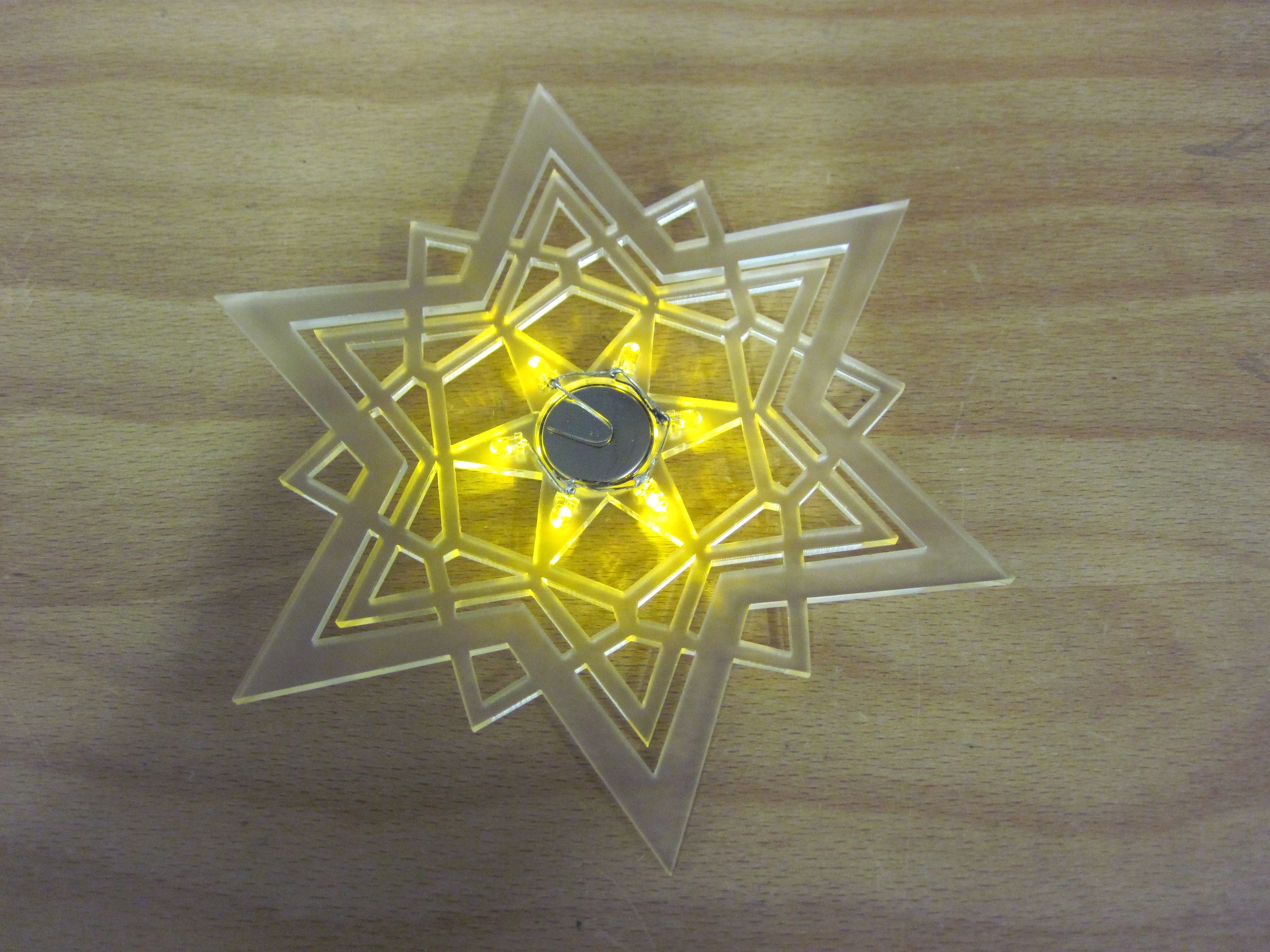 Acrylic LED Christmas Decoration : 10 Steps (with Pictures) - Instructables