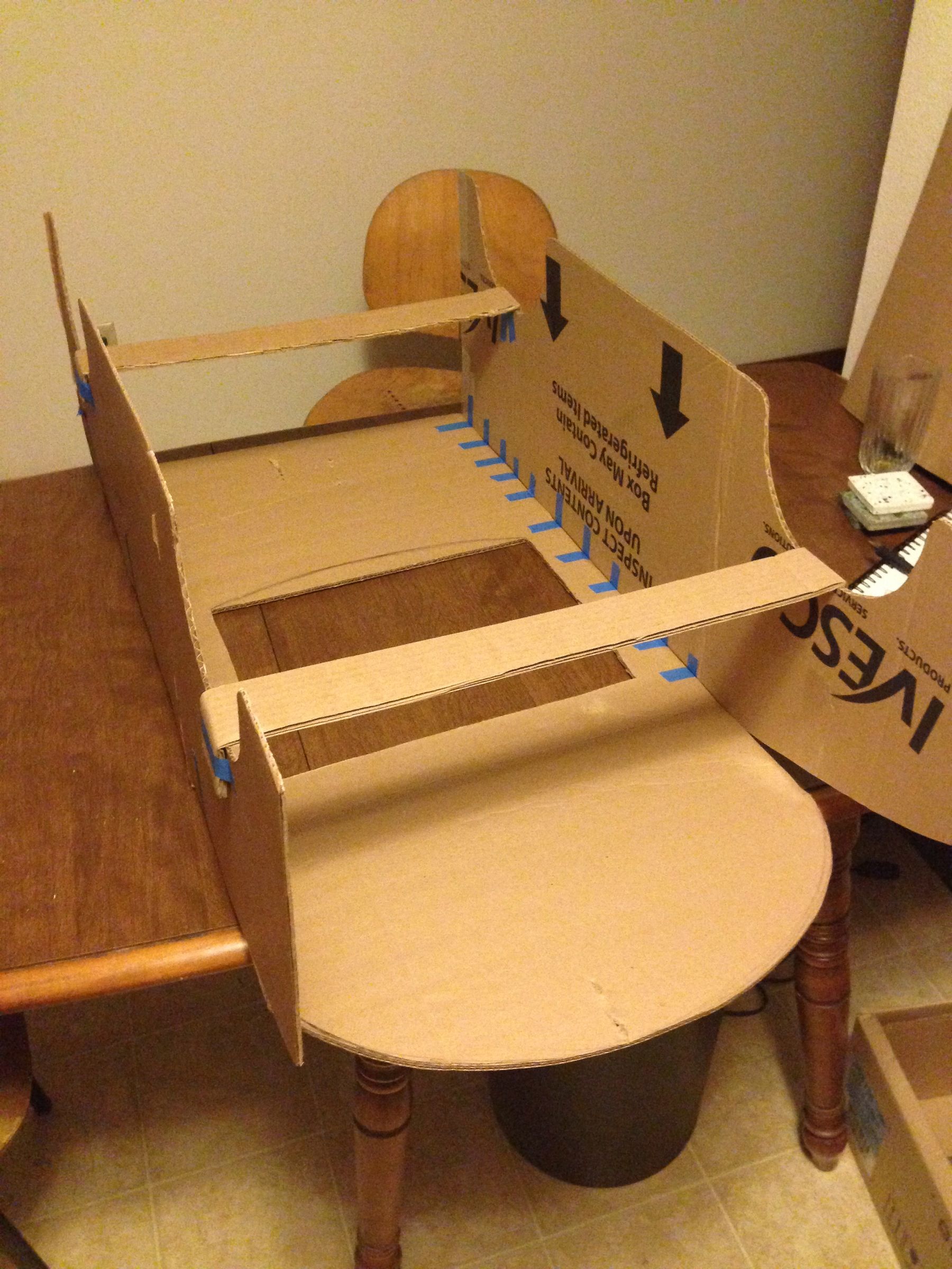 Making a Cardboard Mario Kart Frame : 20 Steps - Instructables