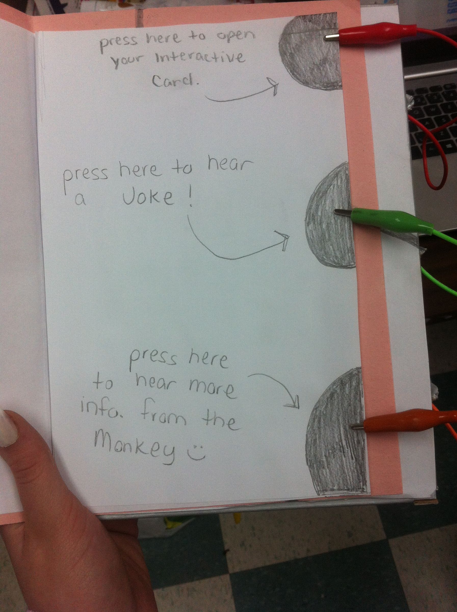 Interactive E-Card Using Makey Makey and Scratch! : 3 Steps - Instructables