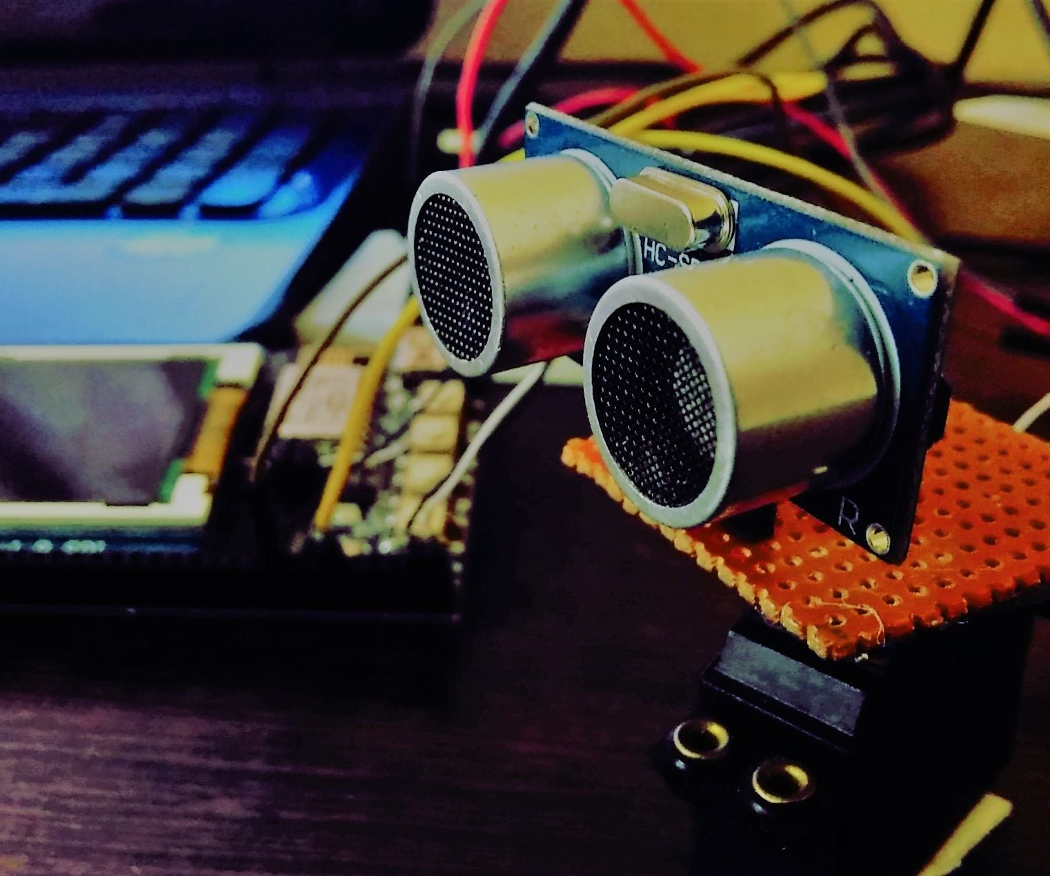 Arduino and Ultrasonic Sensor Based Radar on SLabs-32 IOT Board : 6 ...