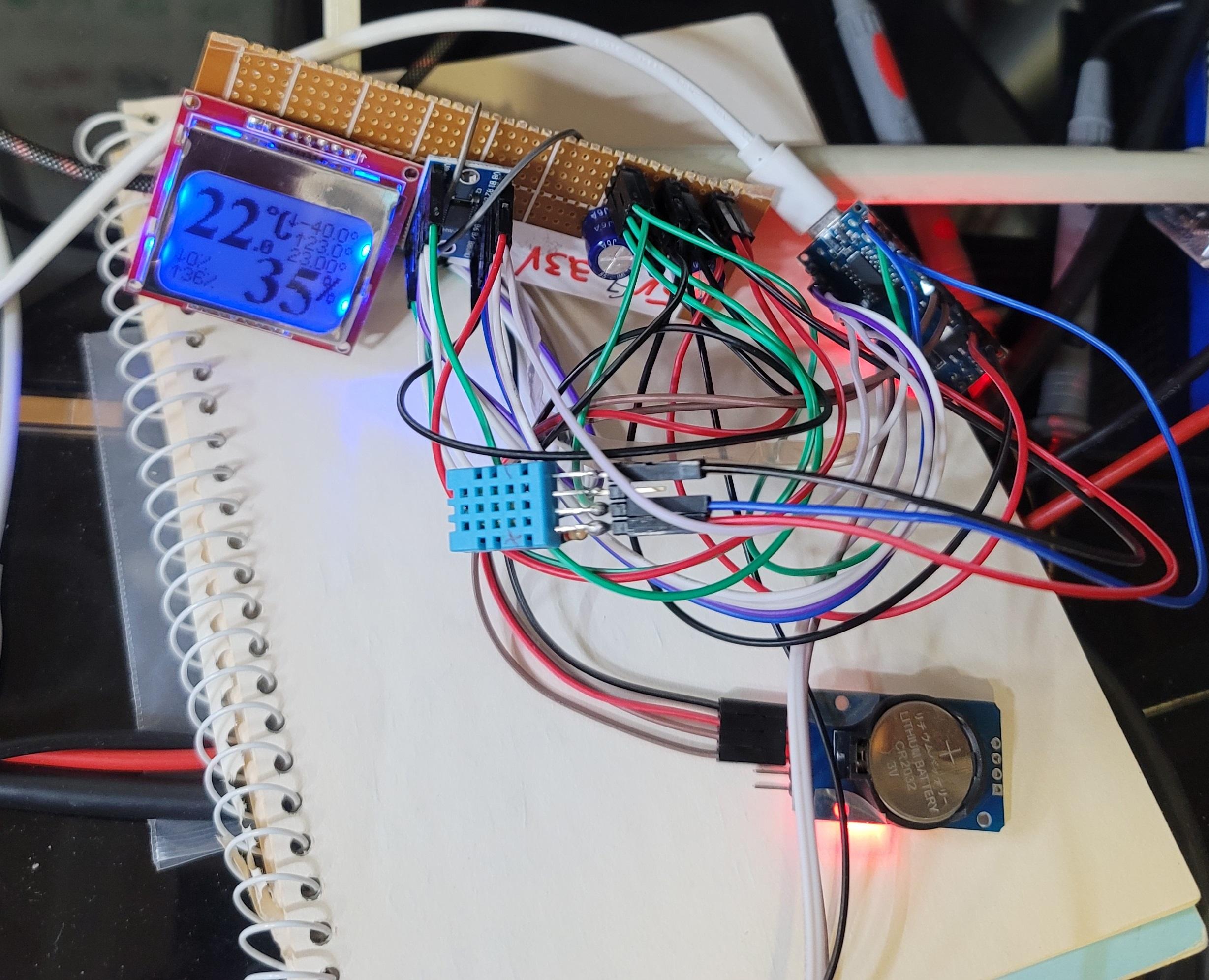 Arduino Datalogger With RTC, Nokia LCD and Encoder : 4 Steps ...
