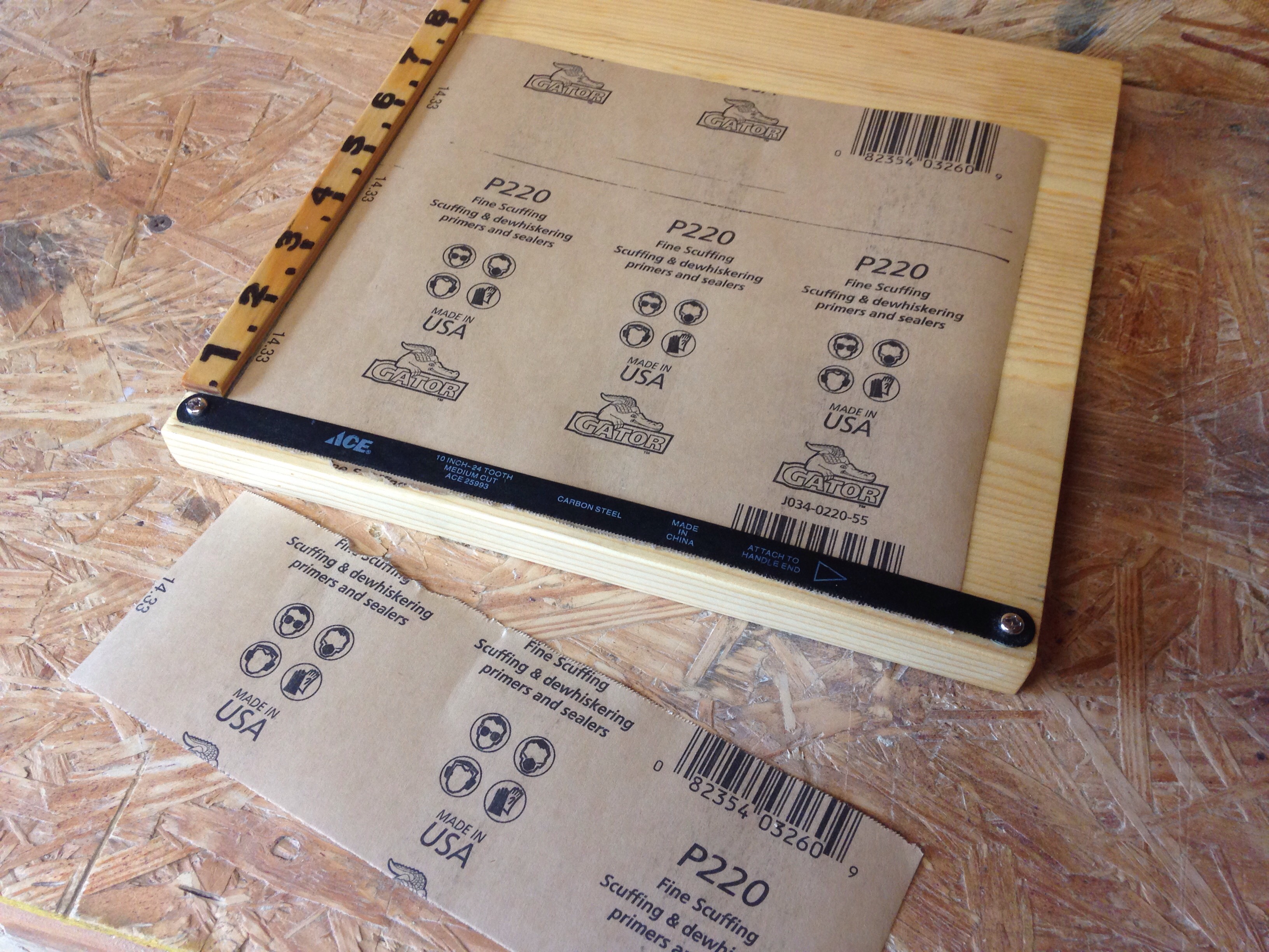 Sandpaper Cutter 6 Steps with Pictures Instructables
