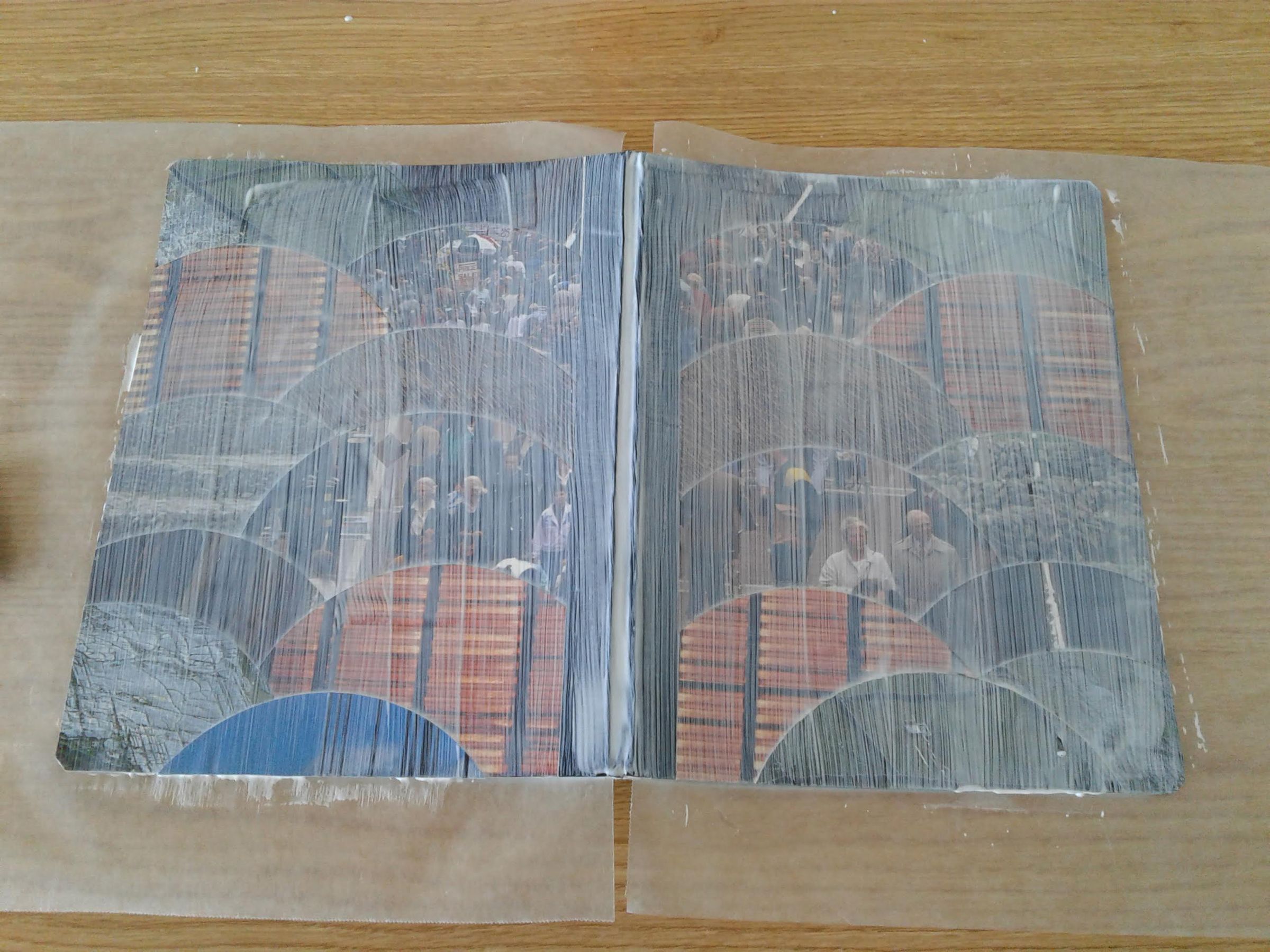 Decoupage Decorated Composition Book : 7 Steps (with Pictures ...