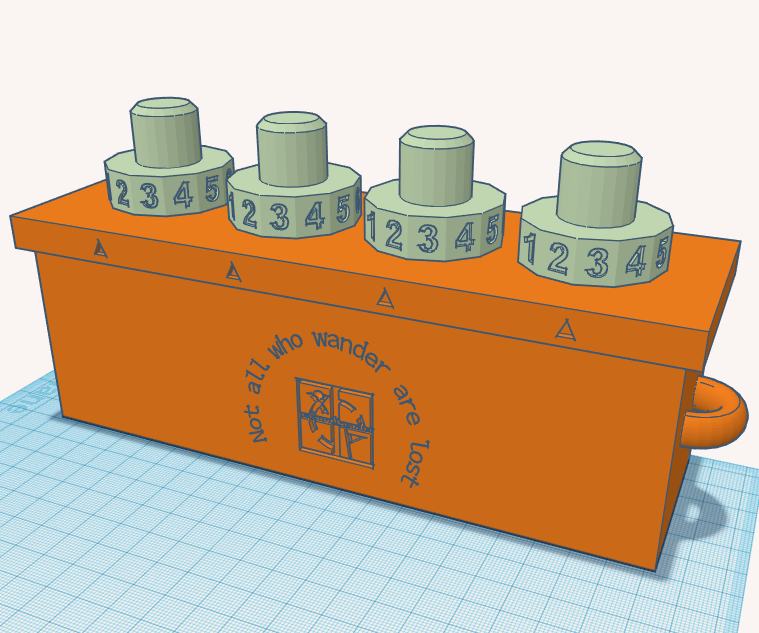 Geocaching Container - 3D Printed, Lockable With a 4-number PIN ...
