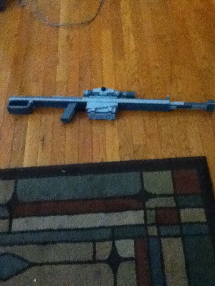 Lego Barret 50. Cal Sniper Rifle Revised Edition - Instructables