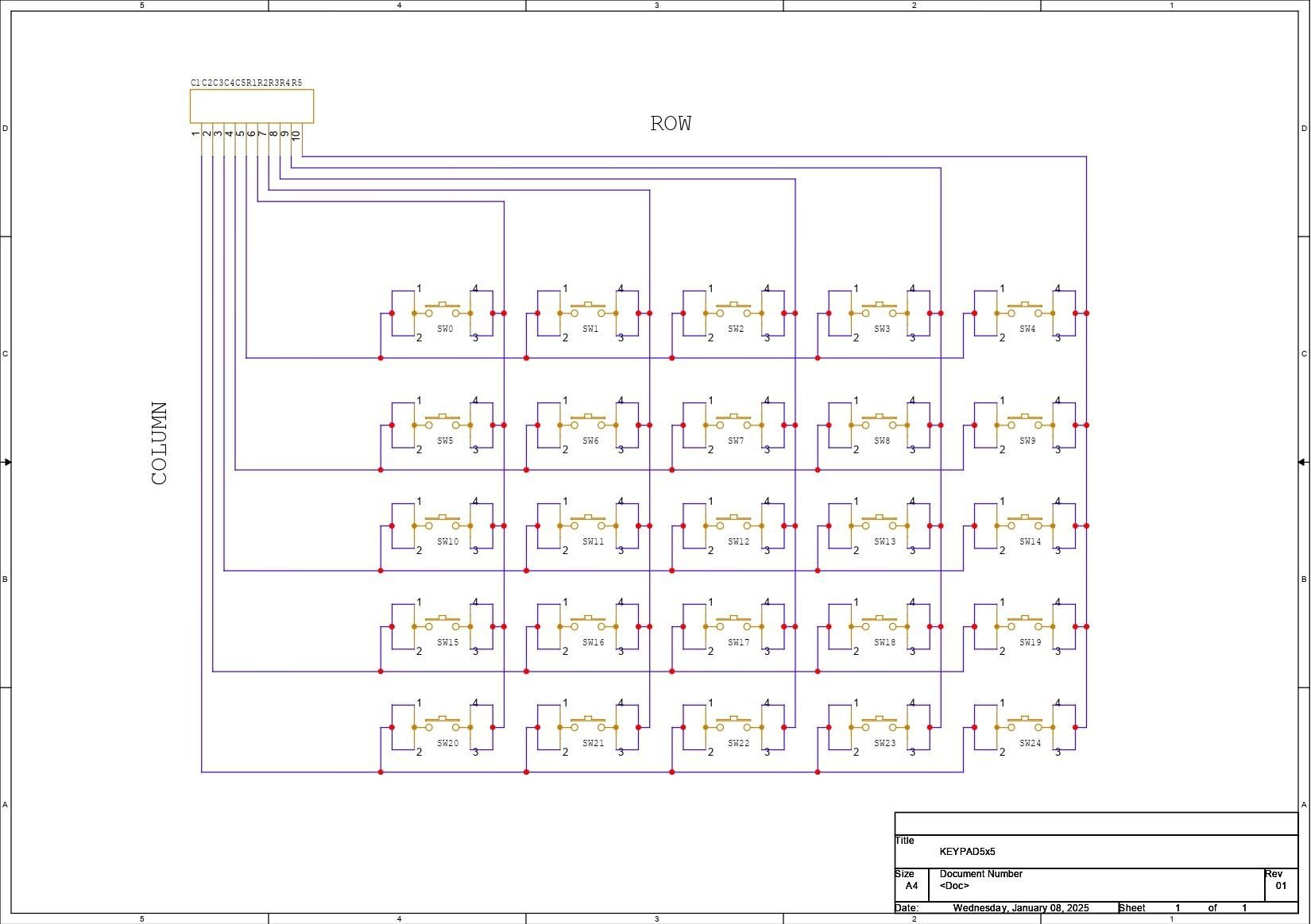 Custom 5x5 Keypad : 6 Steps (with Pictures) - Instructables