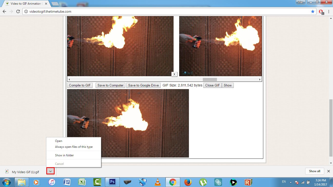 How to Make & Upload Animated GIF to Instructables (Video) : 3 Steps ...