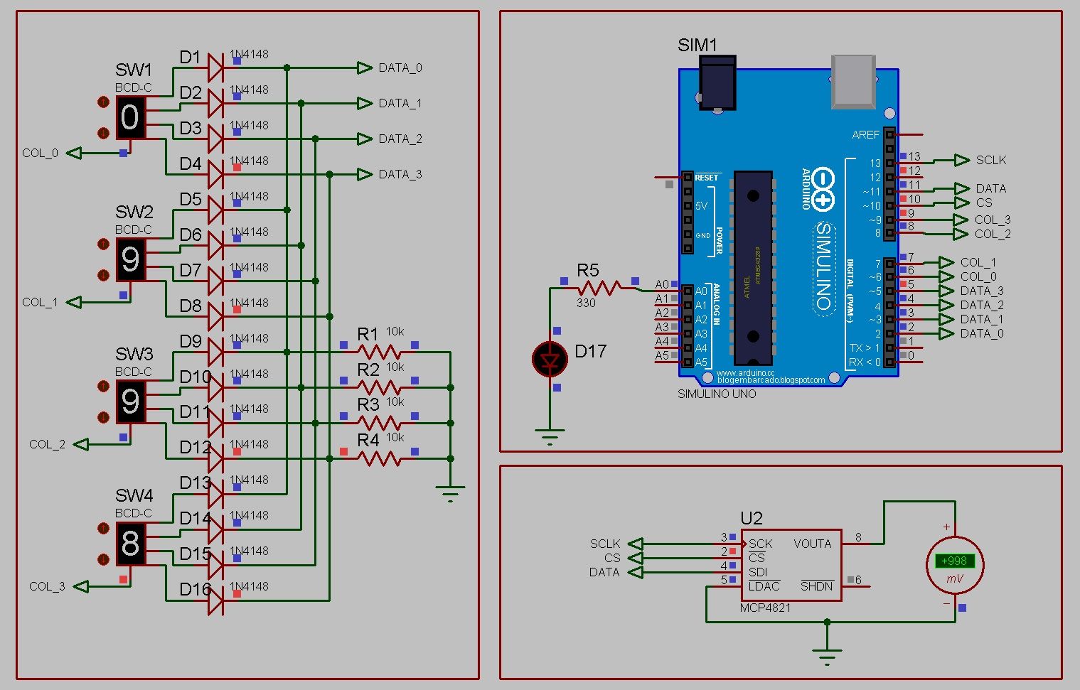Arduino, Thumbwheel Switch and MCP4821, DC Millivolt Source : 3 Steps - Instructables