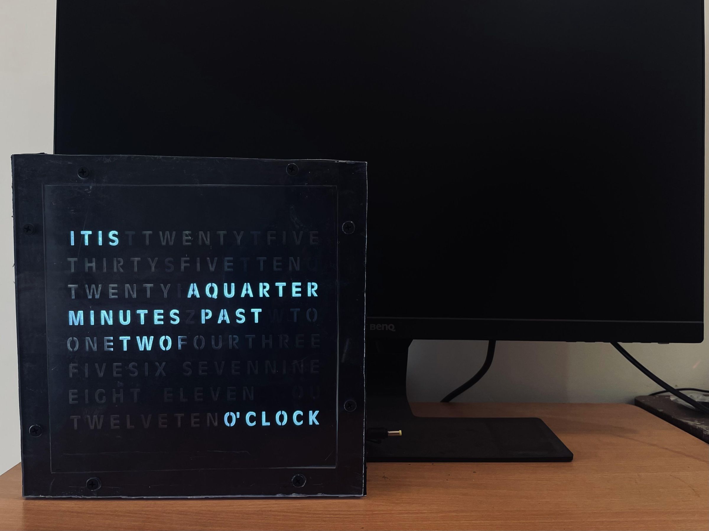 RGB Word Clock : 6 Steps - Instructables