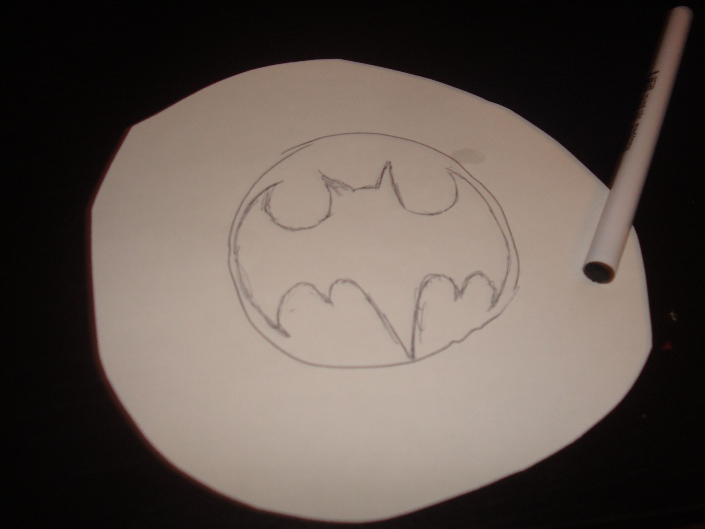 Batman Signal Stencil