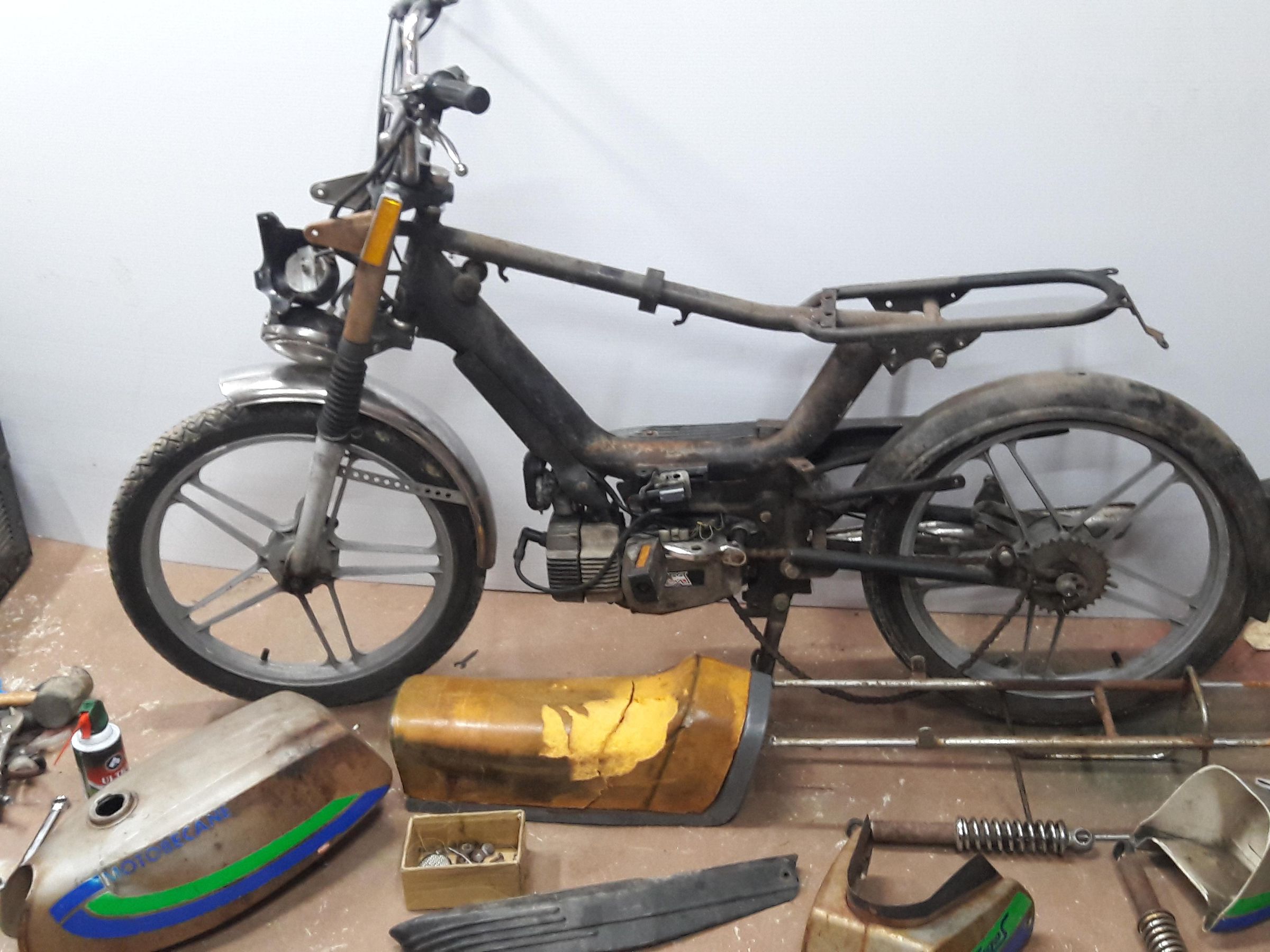 Restore a Vintage Moped : 9 Steps - Instructables
