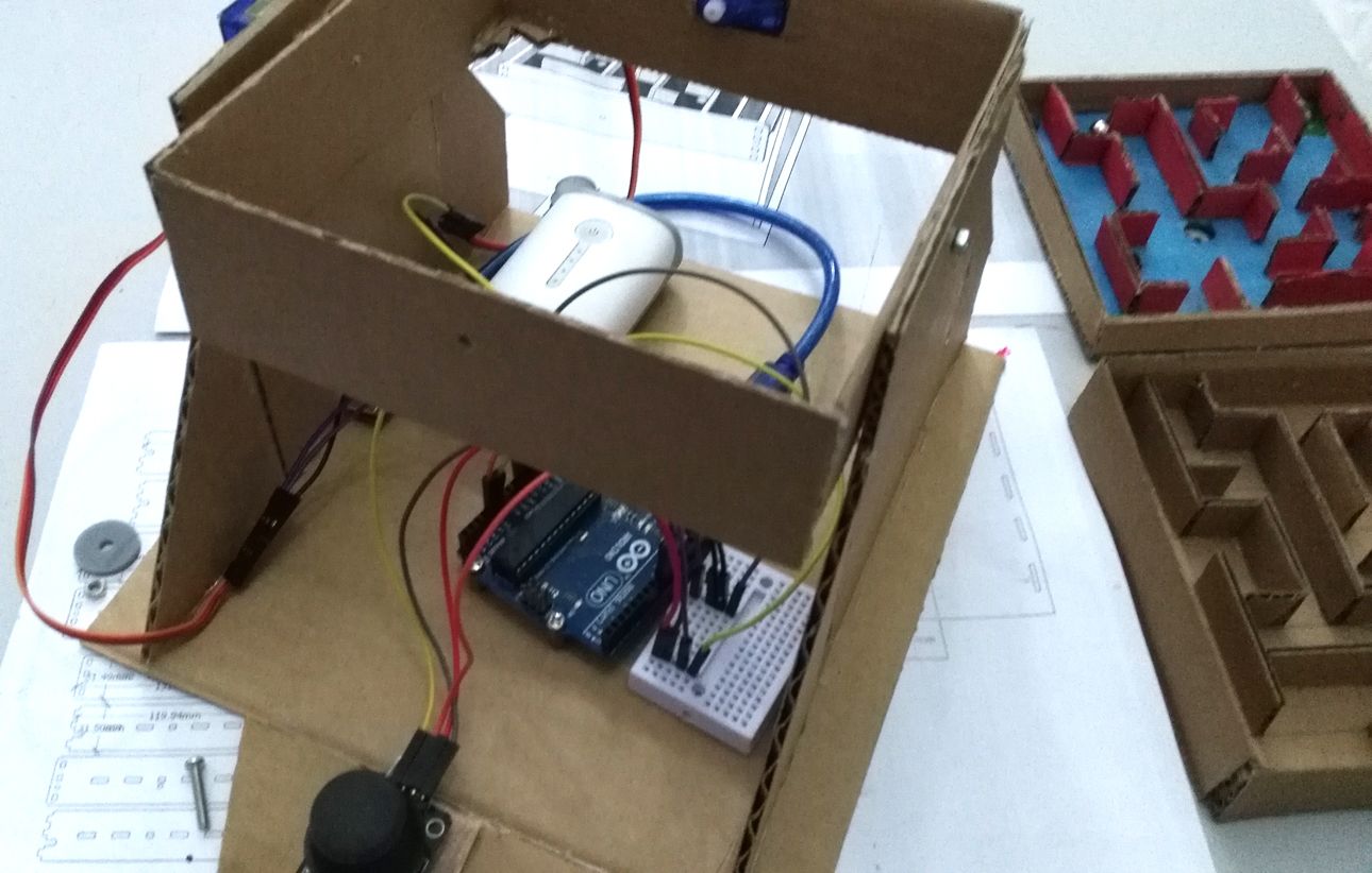 Arduino Marble Cardboard Maze Labyrinth : 6 Steps (with Pictures ...