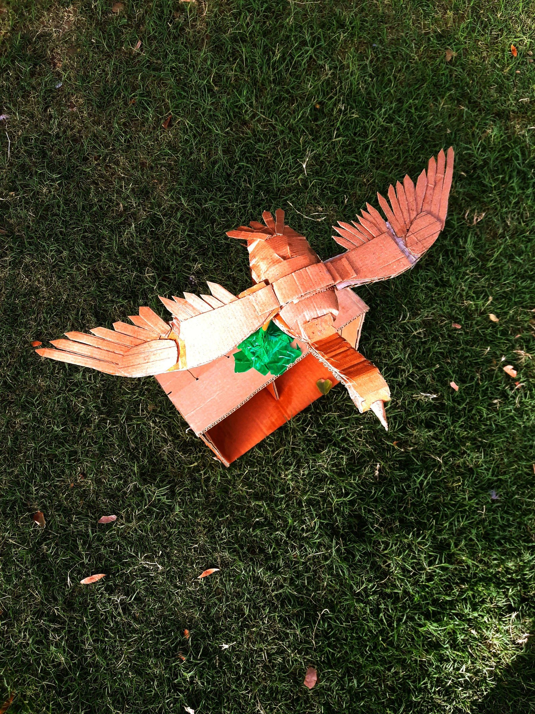 Mechanical Cardboard Bird : 9 Steps (with Pictures) - Instructables