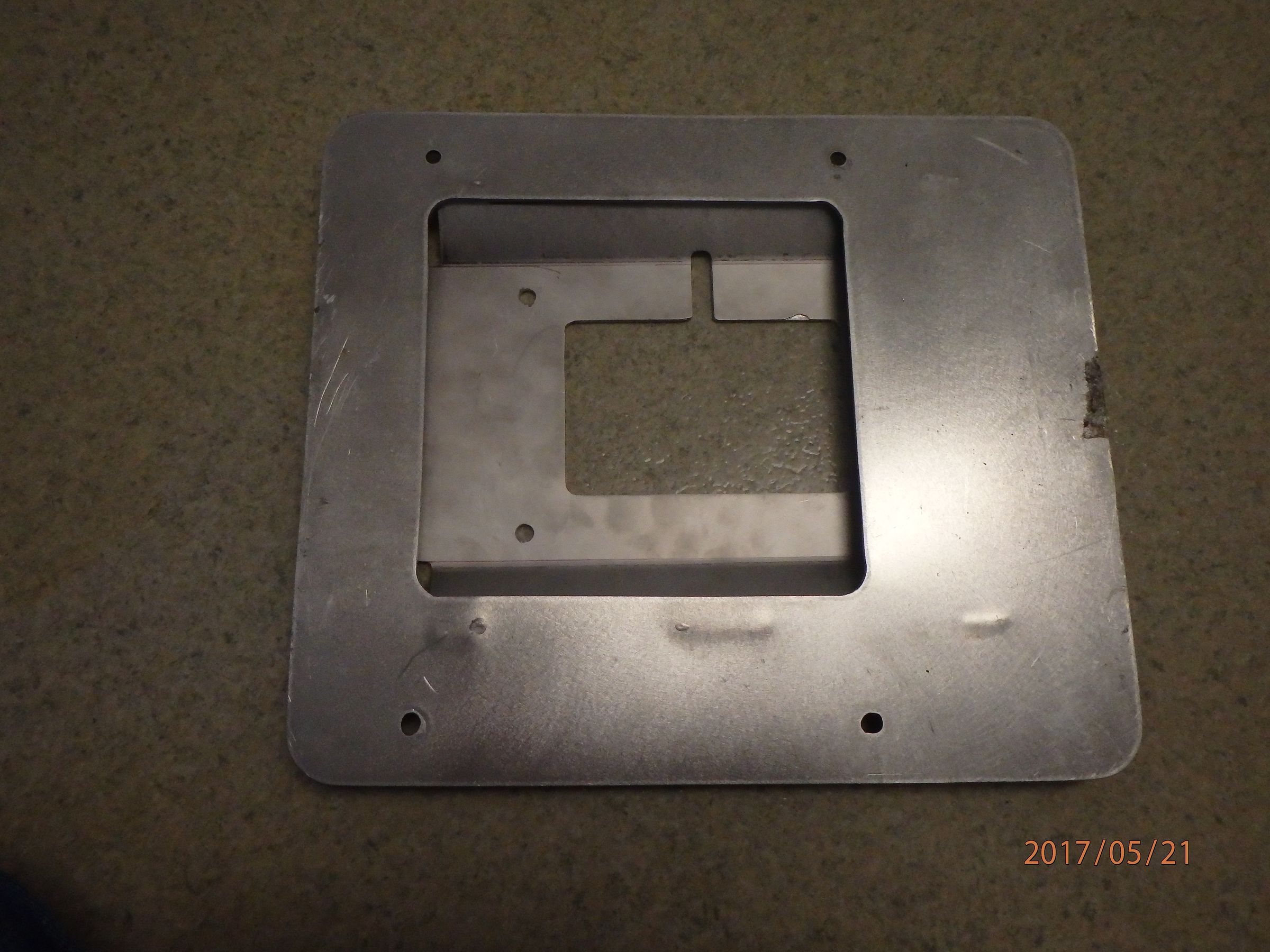 Jeep Wrangler License Plate Relocation Plate : 4 Steps (with Pictures ...