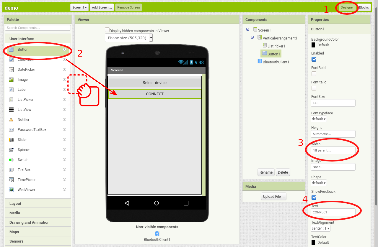 Building a Mobile App to Control Arduino Board Via Bluetooth : 15 Steps ...
