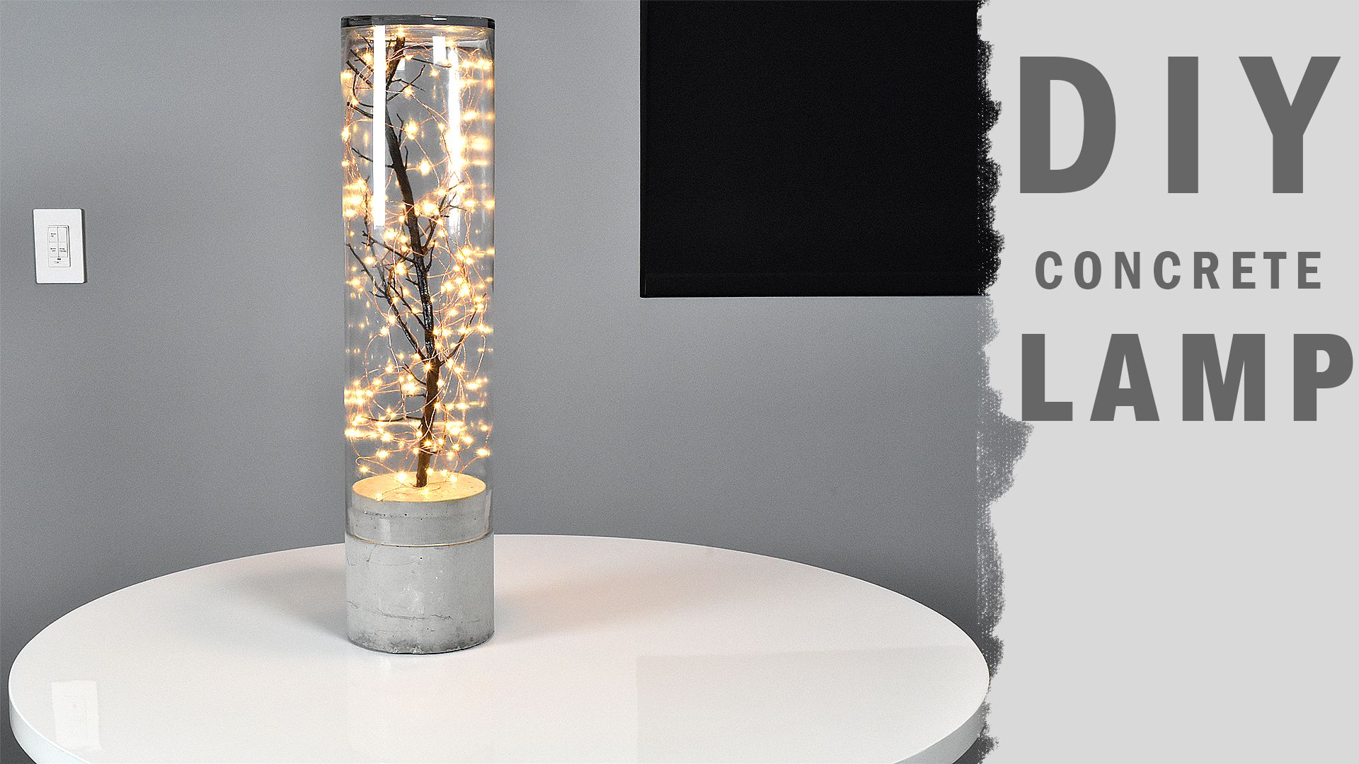 DIY Indoor Outdoor Concrete Lamp 2 : 7 Steps (with Pictures ...