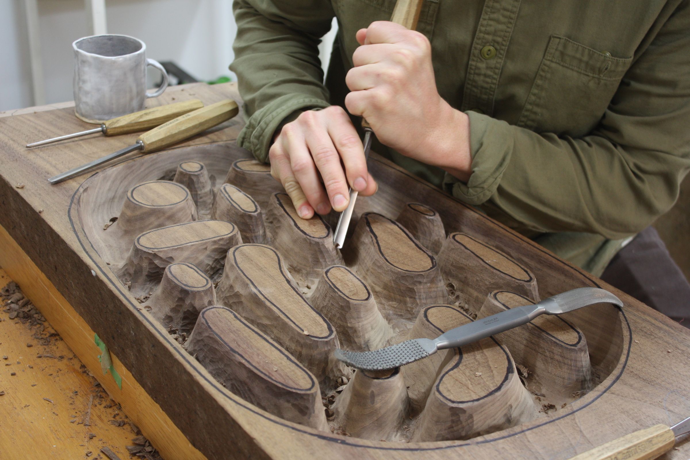 Hand Carved Sculptural Wooden Bowl : 16 Steps (with Pictures ...