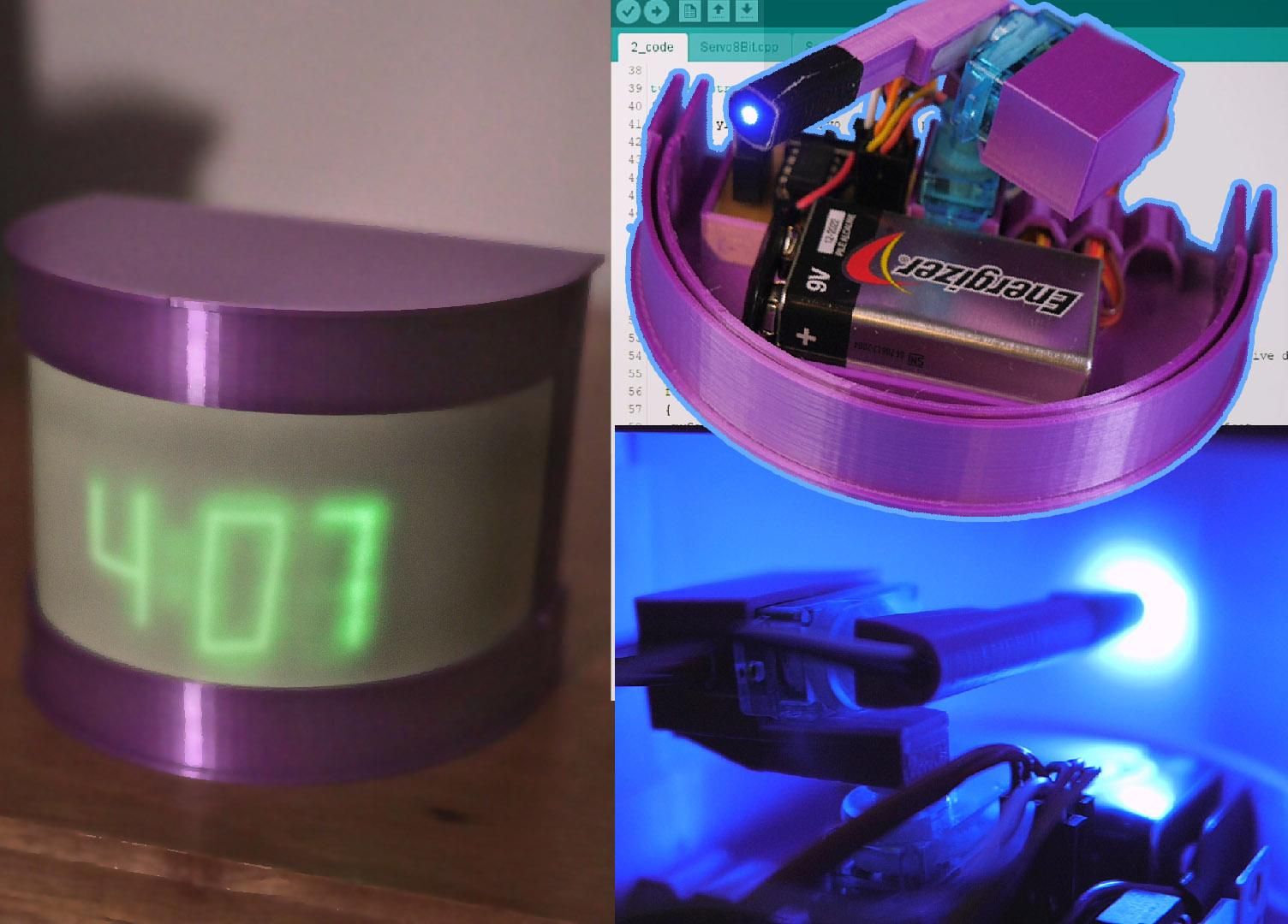 Glow in the Dark Robotic Clock : 5 Steps (with Pictures) - Instructables