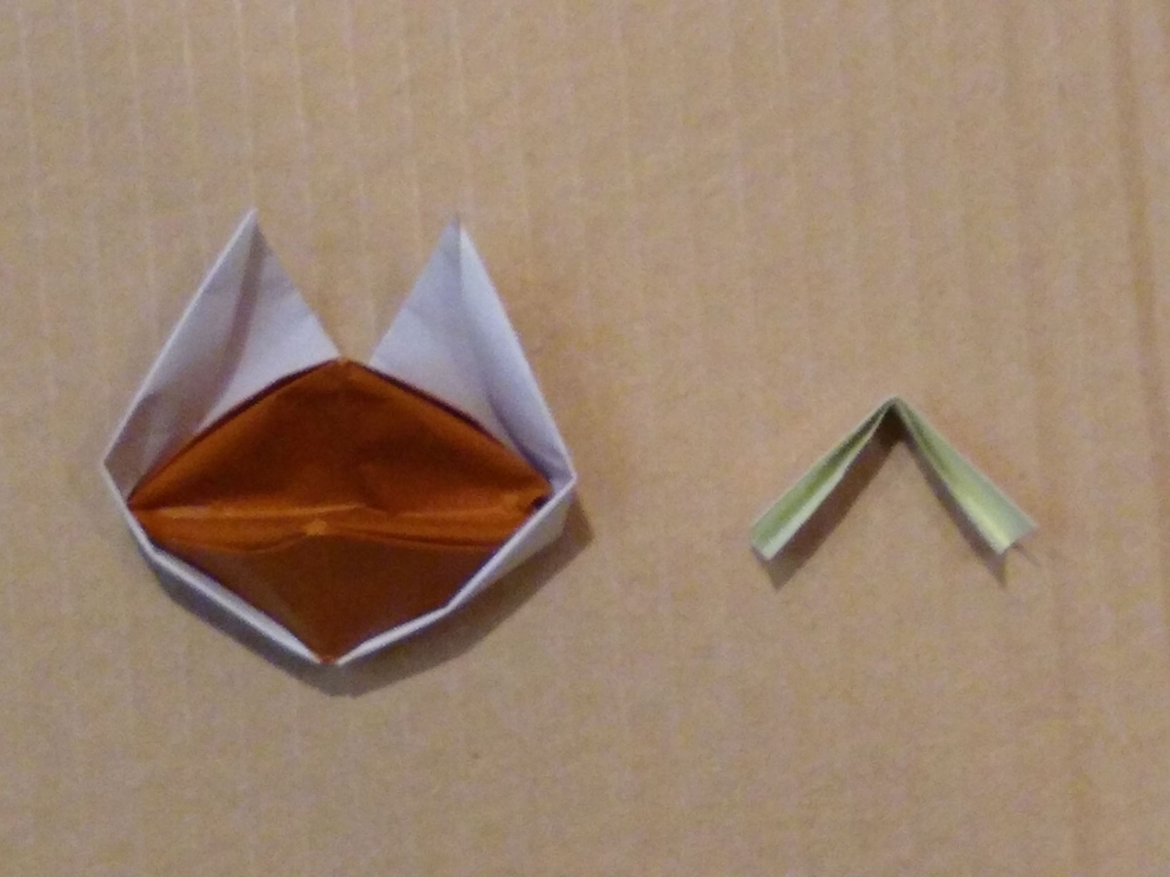 Easy Origami Fox Puppet