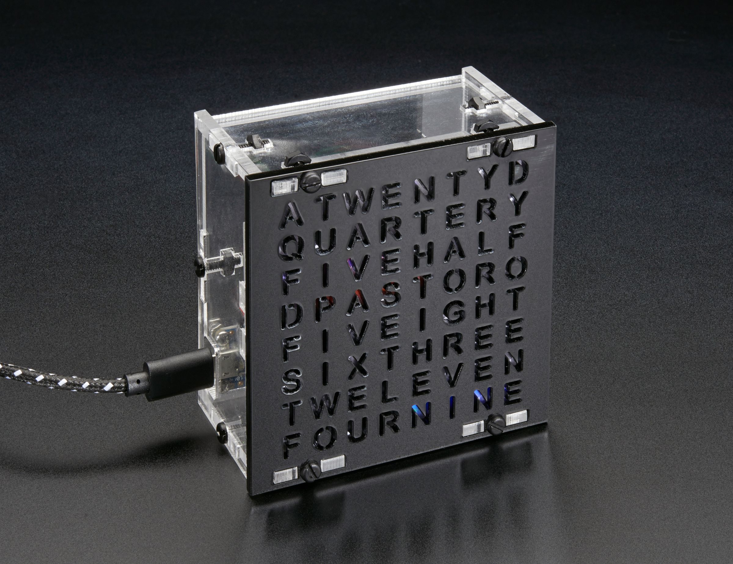 NeoMatrix 8x8 Word Clock : 6 Steps (with Pictures) - Instructables
