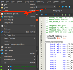 Make a Pong Game With FPGA by Verilog : 6 Steps - Instructables