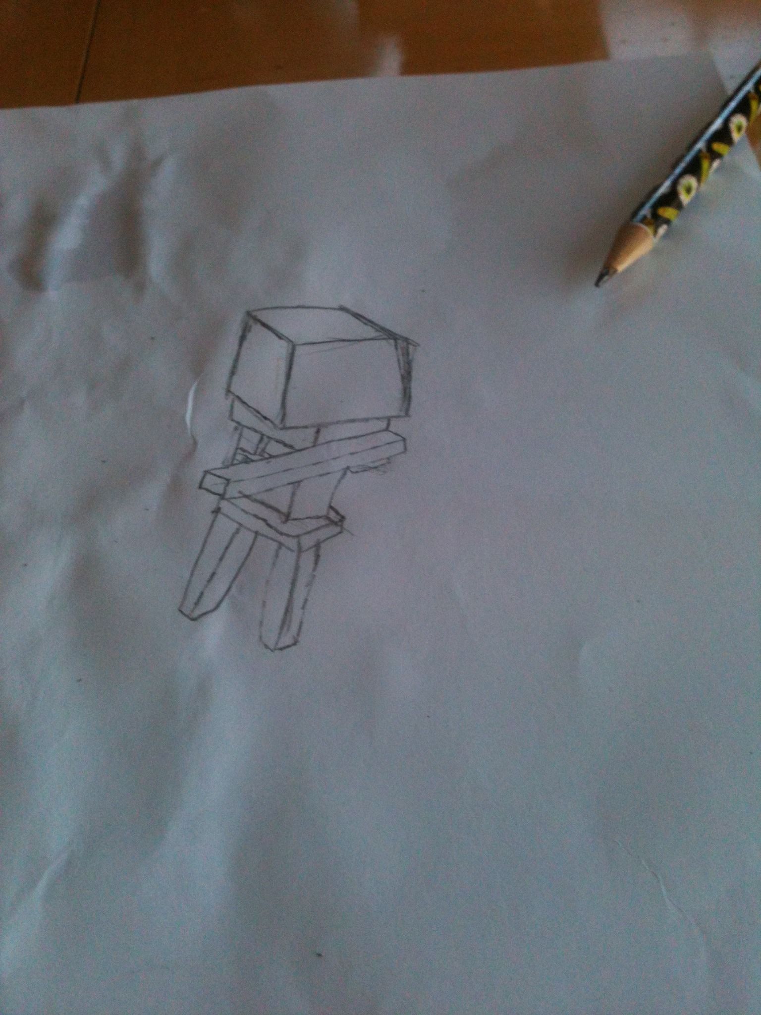 How to Draw a Minecraft Skeleton - a Minecraft Series : 10 Steps ...