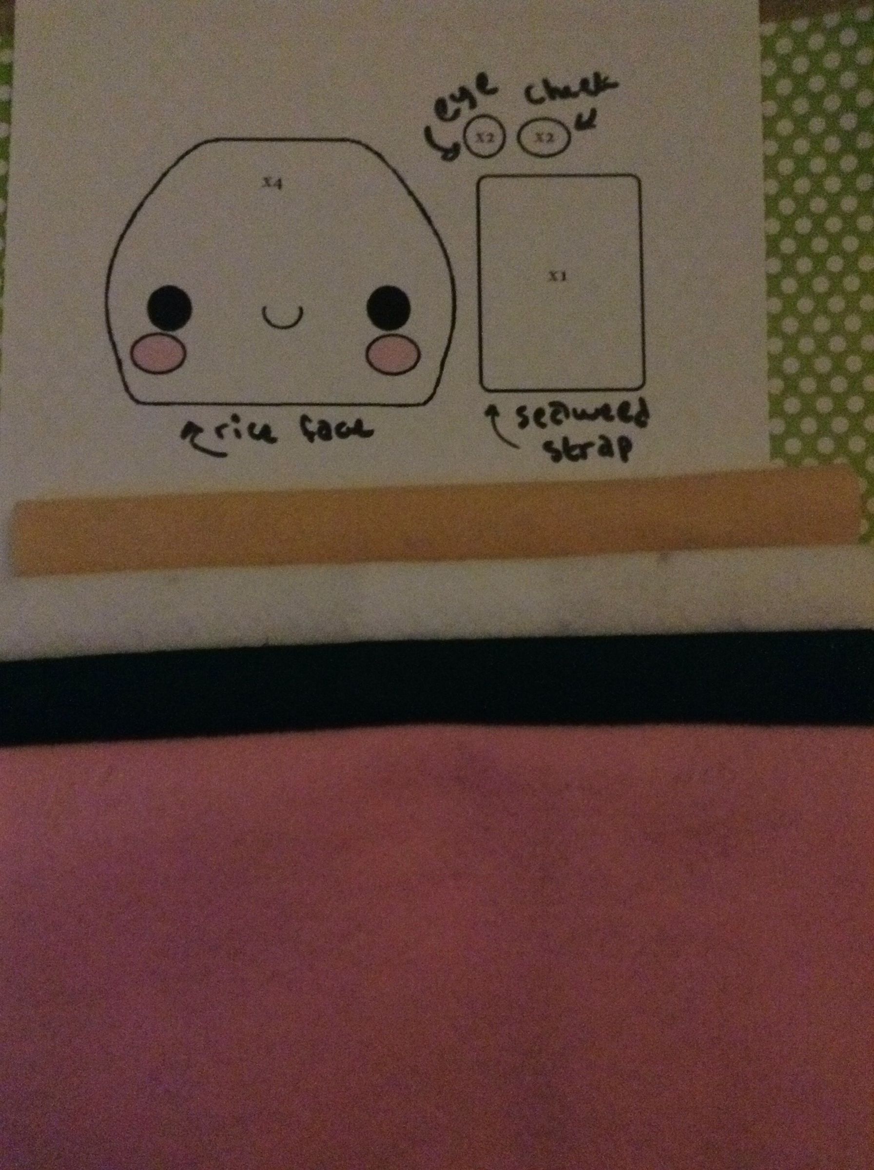 Onigiri Sushi Coin Purse : 10 Steps - Instructables