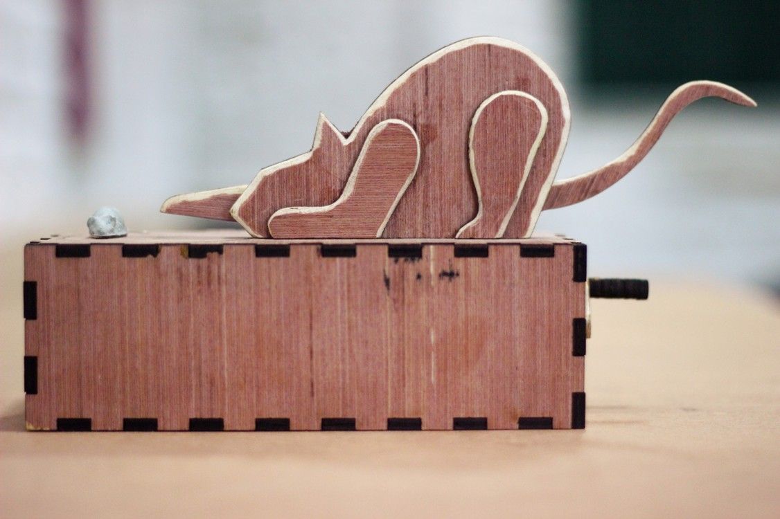 Cat & Mouse - Automaton : 4 Steps (with Pictures) - Instructables