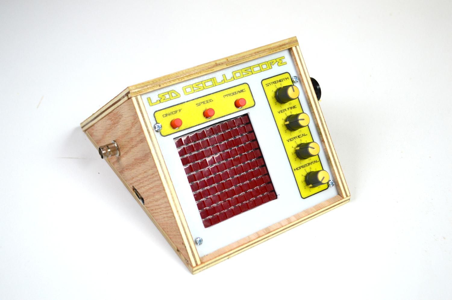 100 LED Oscilloscope : 12 Steps (with Pictures) - Instructables