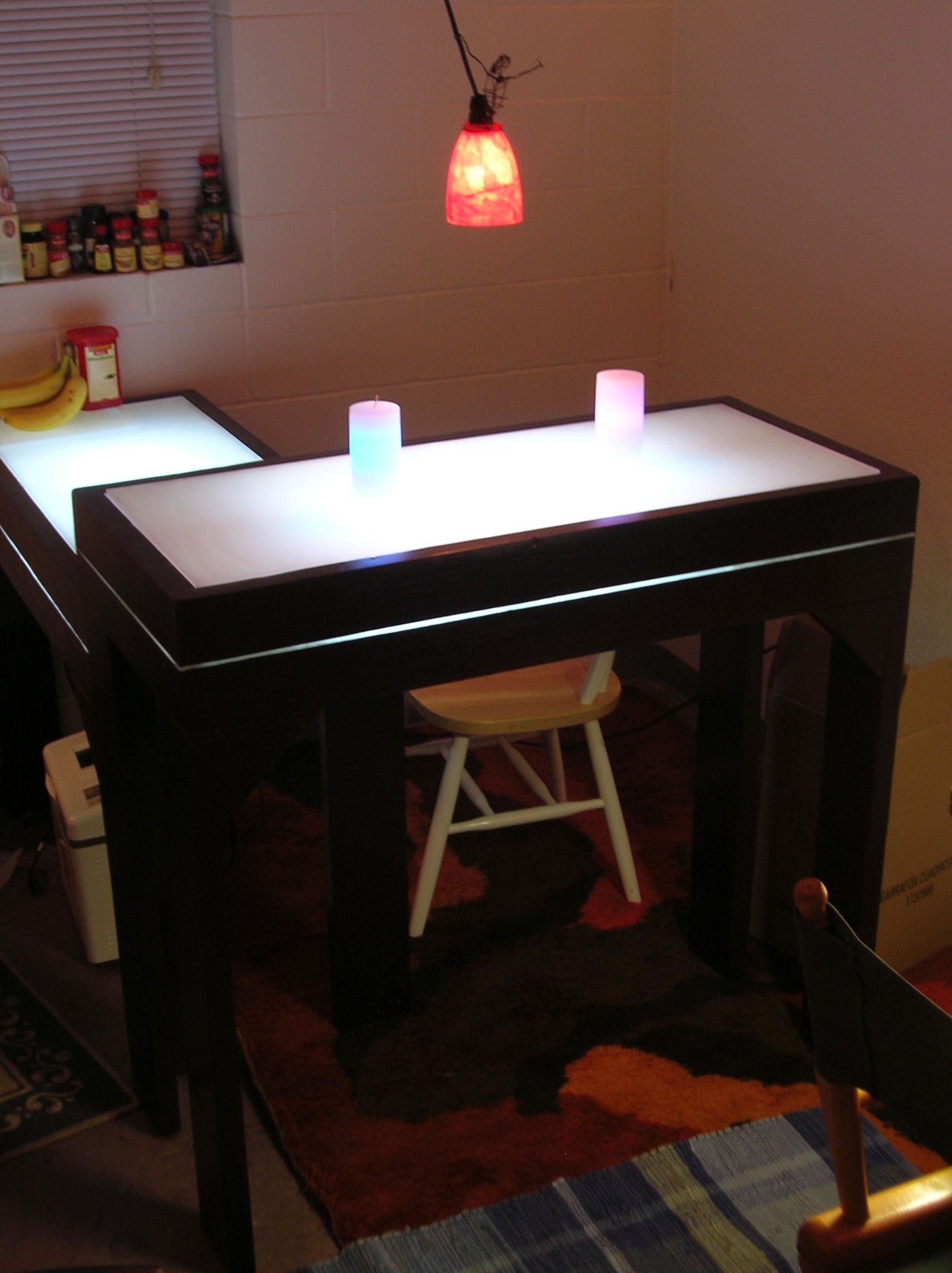 Light-Up Bar Table! : 9 Steps - Instructables