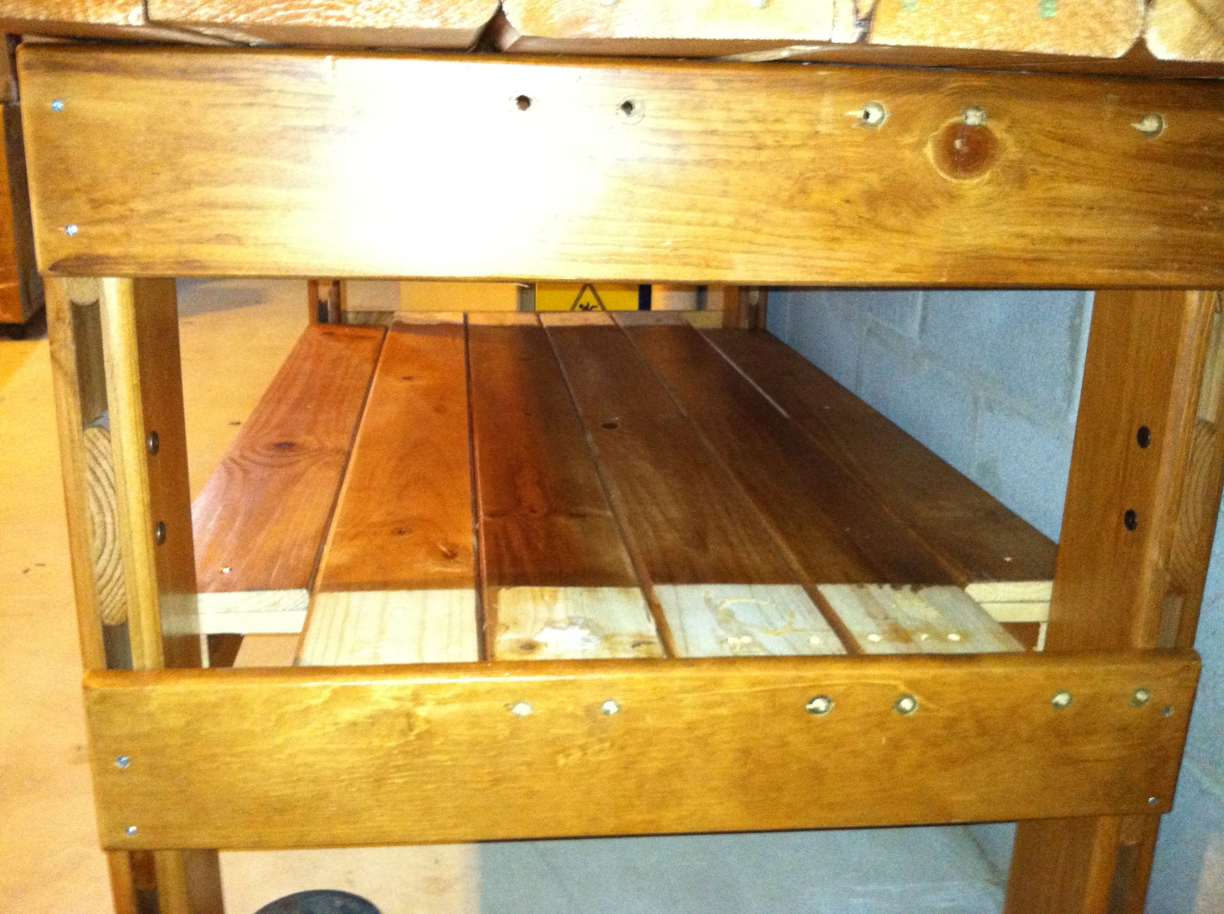 Upcycled Bunk Bed Workbench : 5 Steps (with Pictures) - Instructables