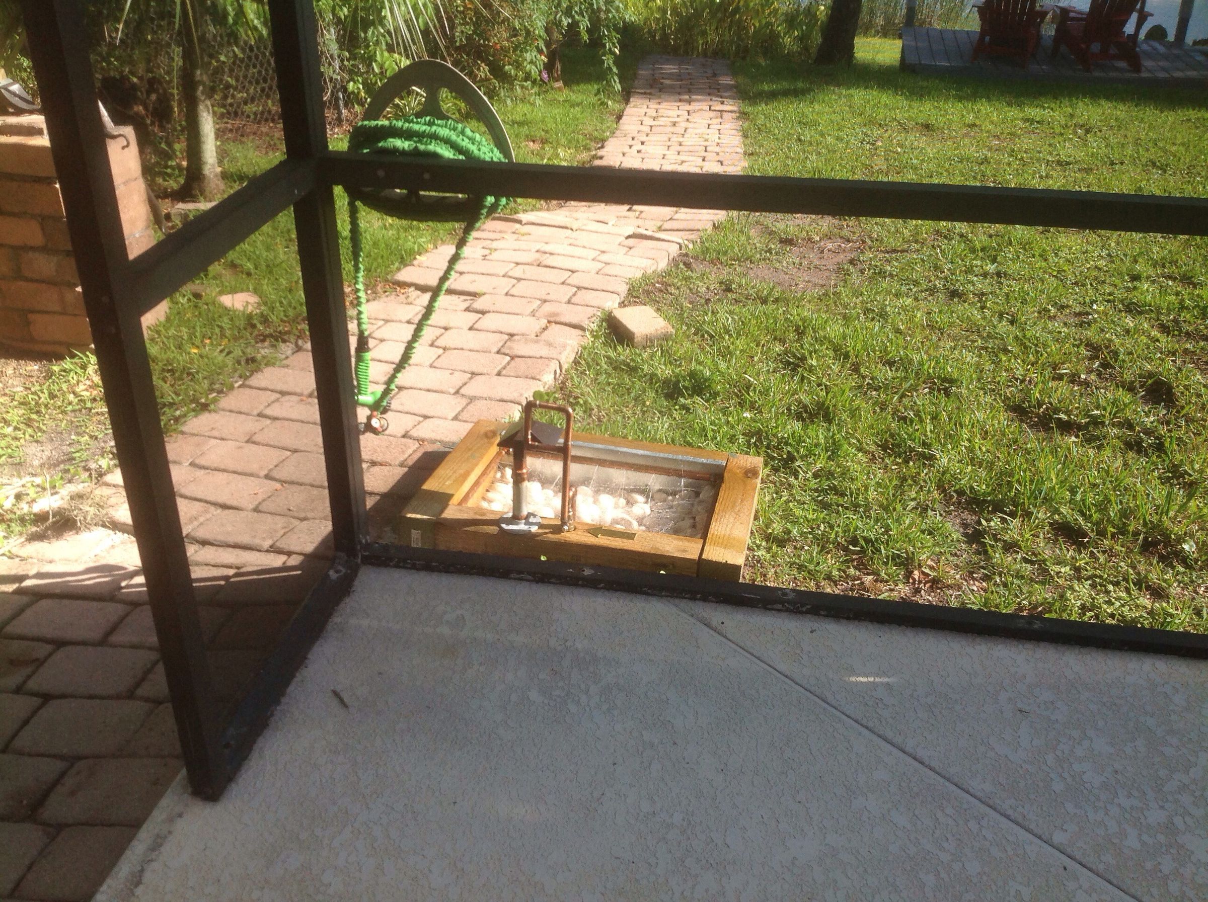 Outdoor Foot Bath : 5 Steps - Instructables