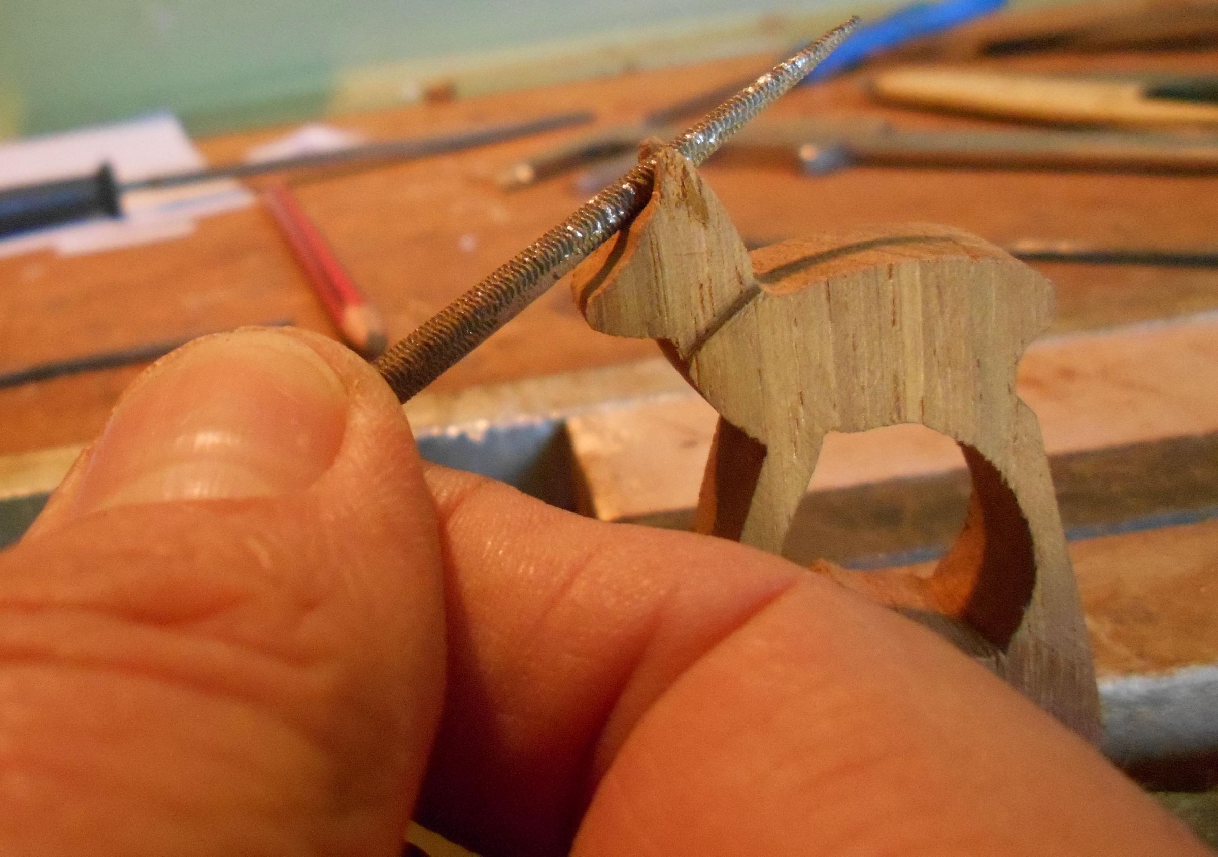 Wood Carving With Files - a Small Deer : 16 Steps (with Pictures ...