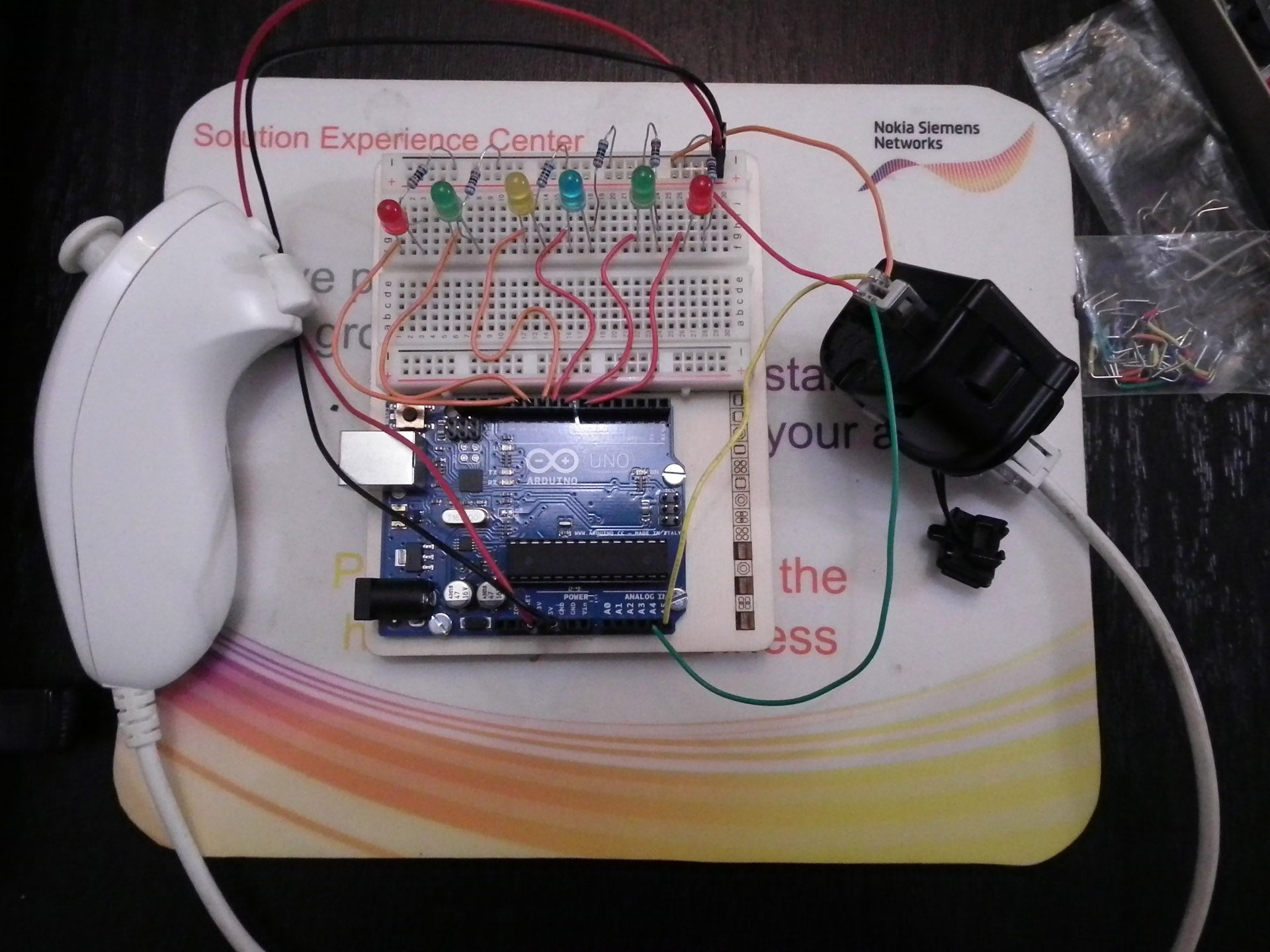 Arduino Wii Nunchuck and Wii Motion Plus With Updated Code for IDE 1.0.2 and LEDs : 7 Steps ...