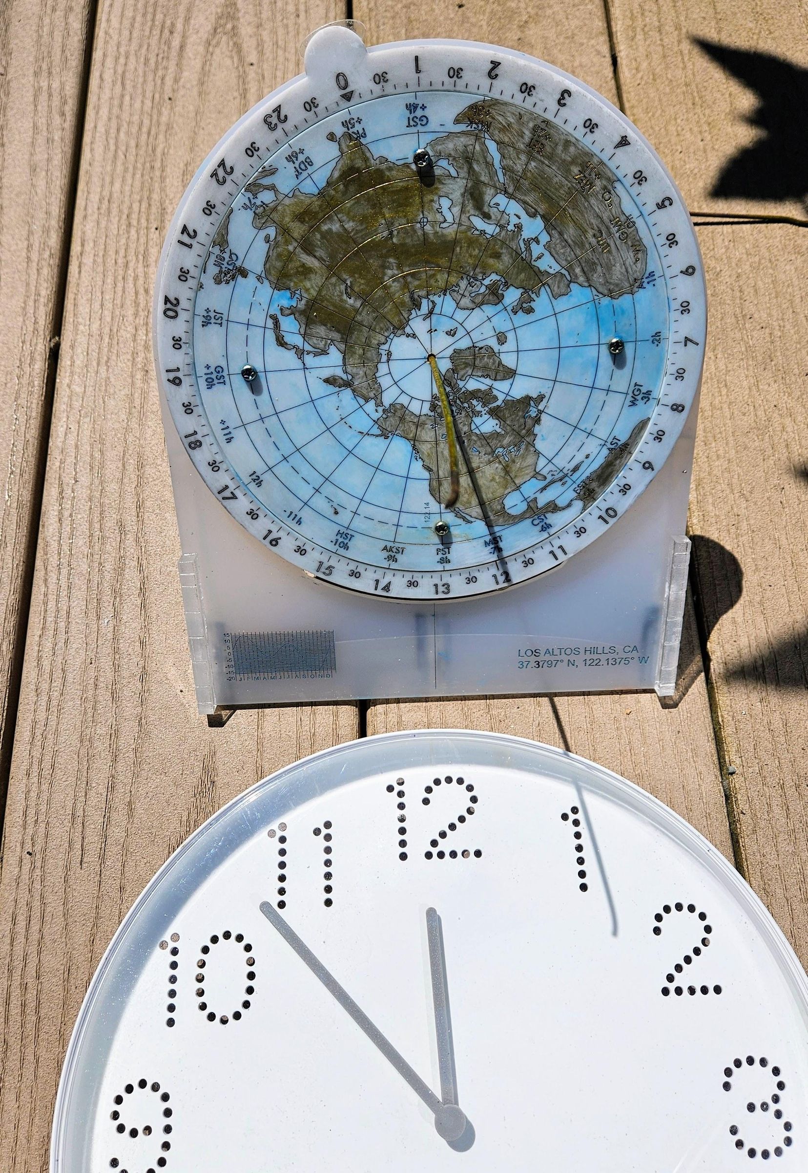 How to Make an Accurate (and Attractive!) Clock Time Sundial : 5 Steps ...