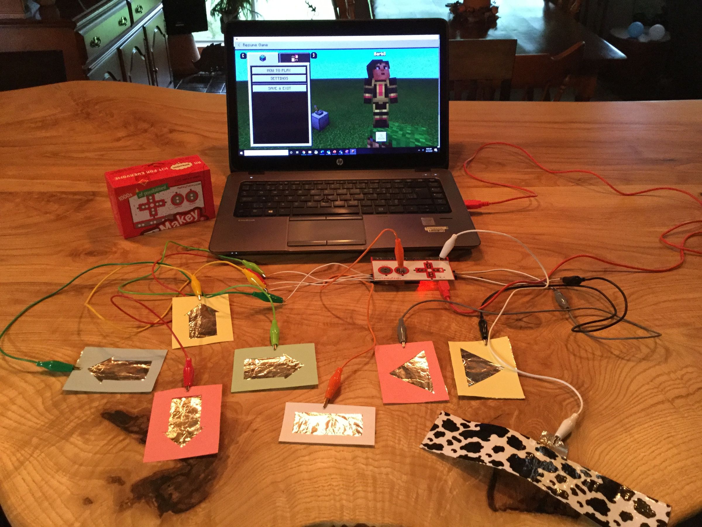 Makey Makey Minecraft Controller : 4 Steps - Instructables
