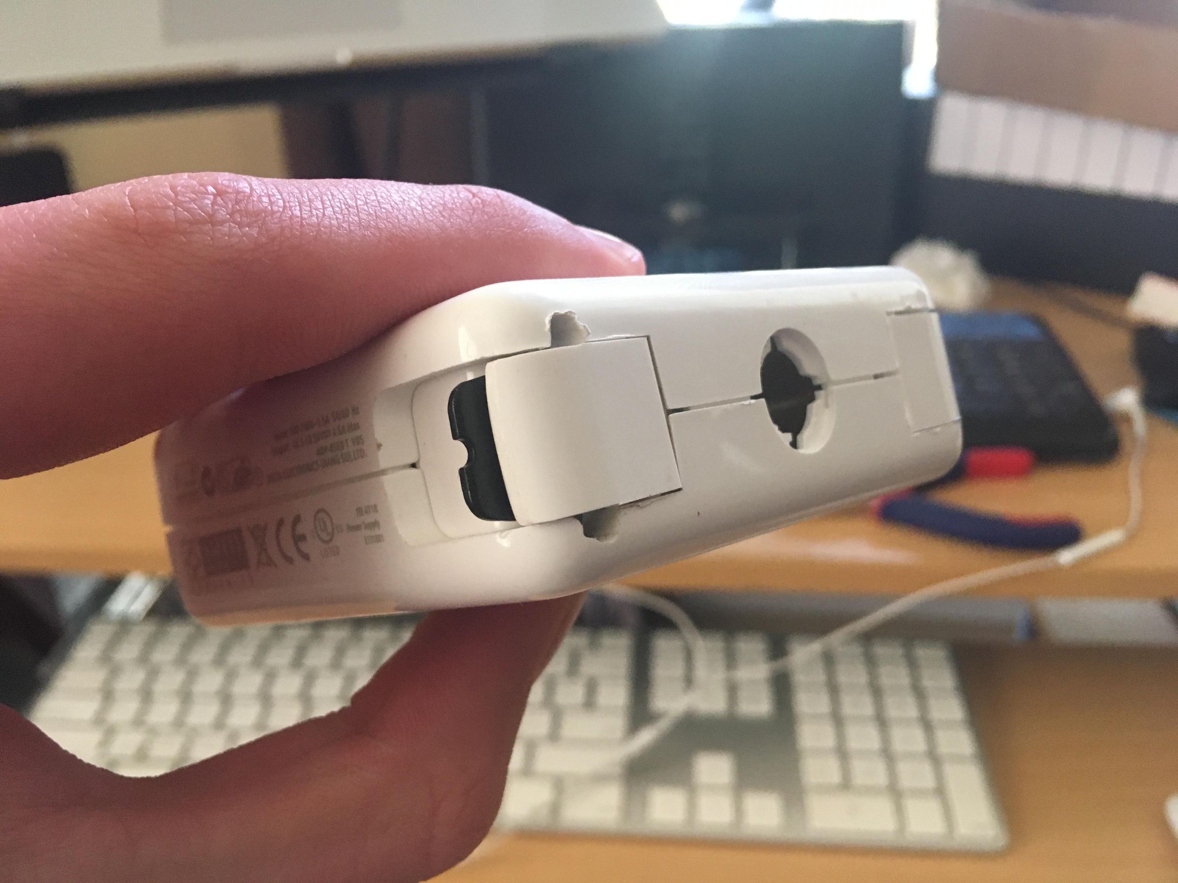 Apple Power Brick to Tape Measure Mod : 9 Steps (with Pictures ...