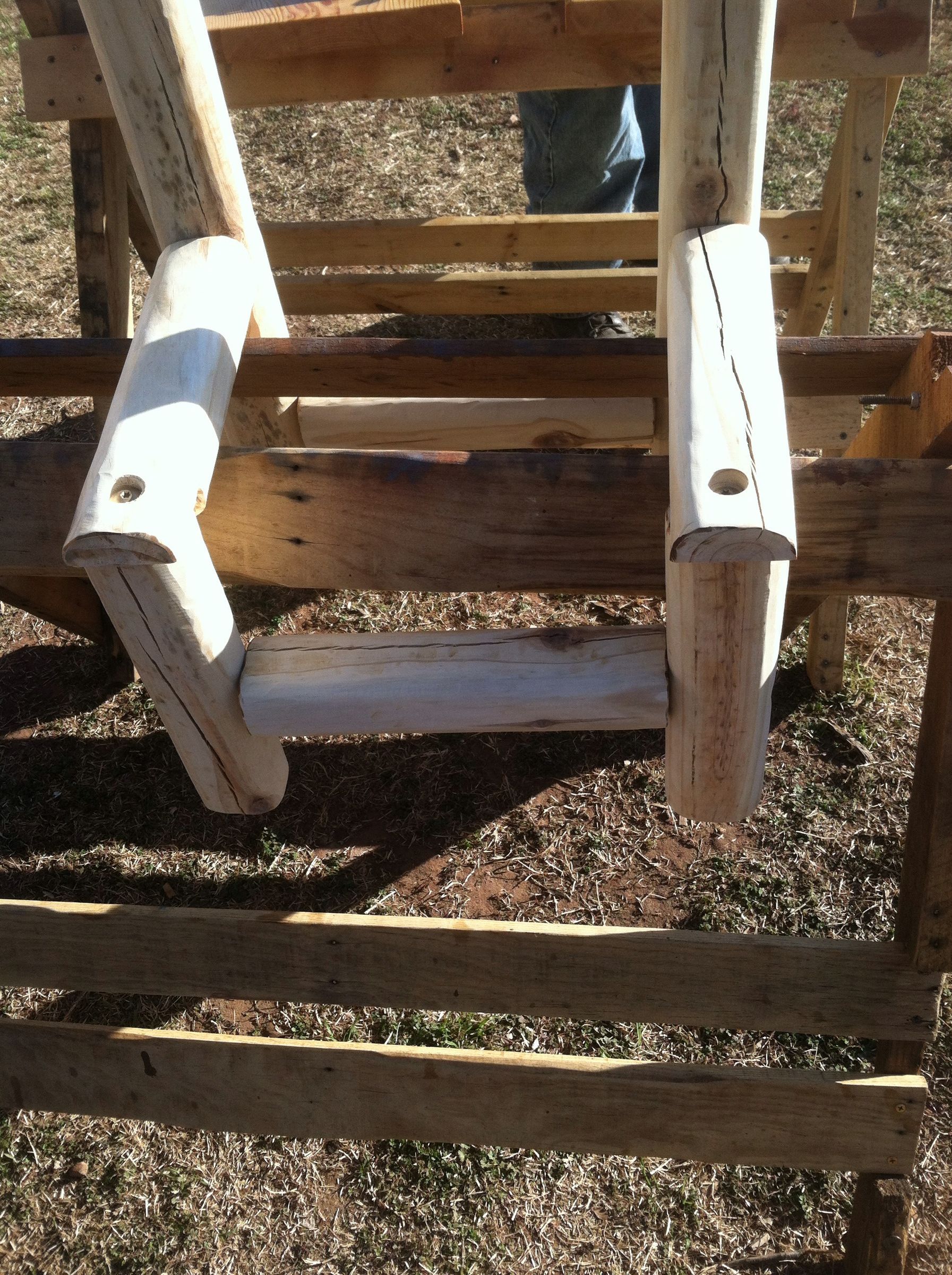 Rustic Log Children's Chair From Reclaimed Wood : 9 Steps (with ...