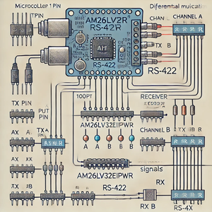 Designing a High-Speed RS-422 Communication Interface Using the AM26LV32EIPWR : 3 Steps ...