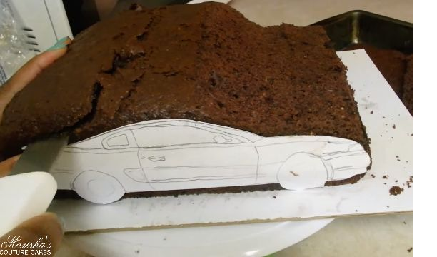 Cake Carving Into Car Tutorials