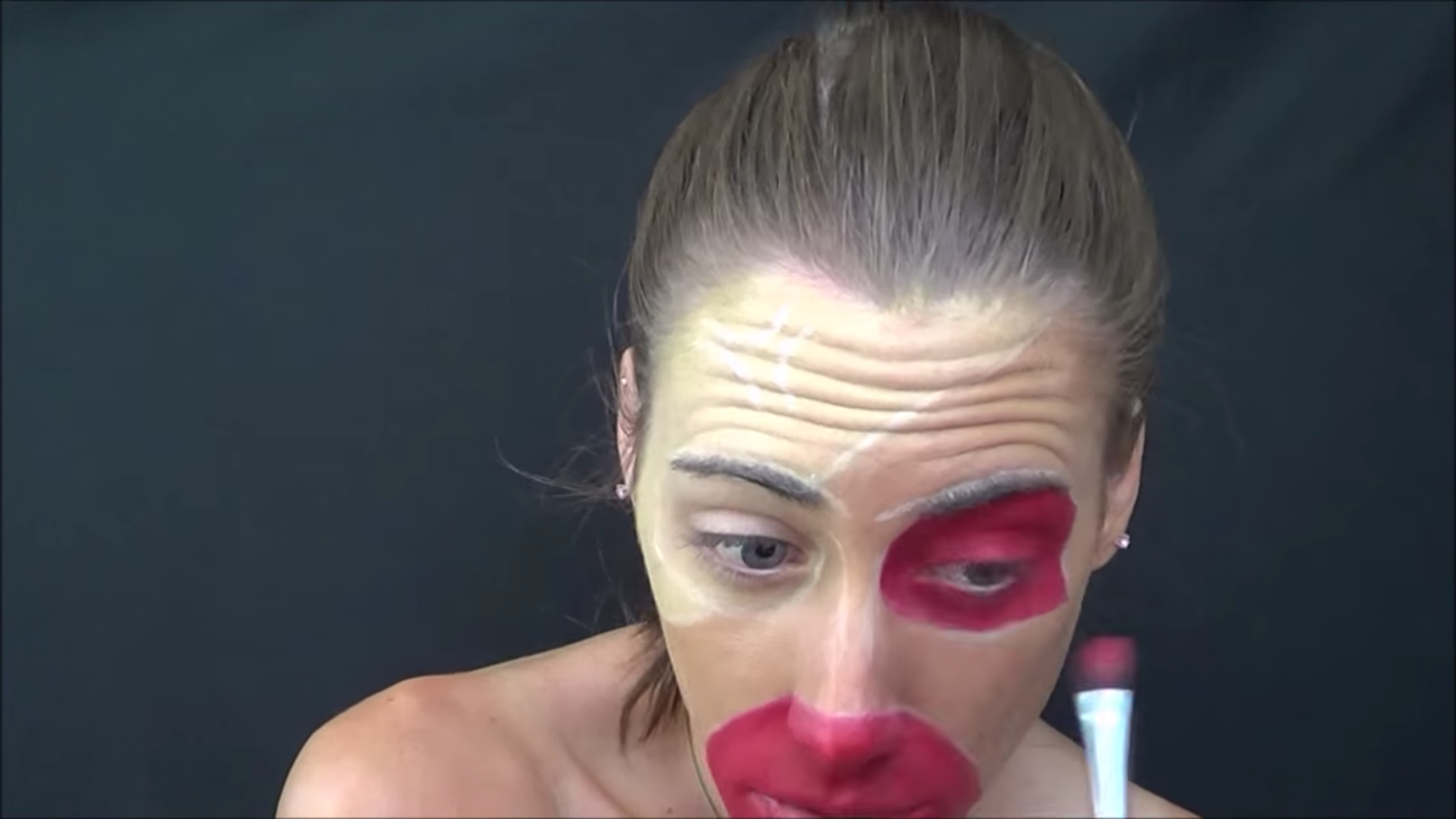 Fallout 3 Ghoul Mask Makeup Transformation : 12 Steps (with Pictures ...