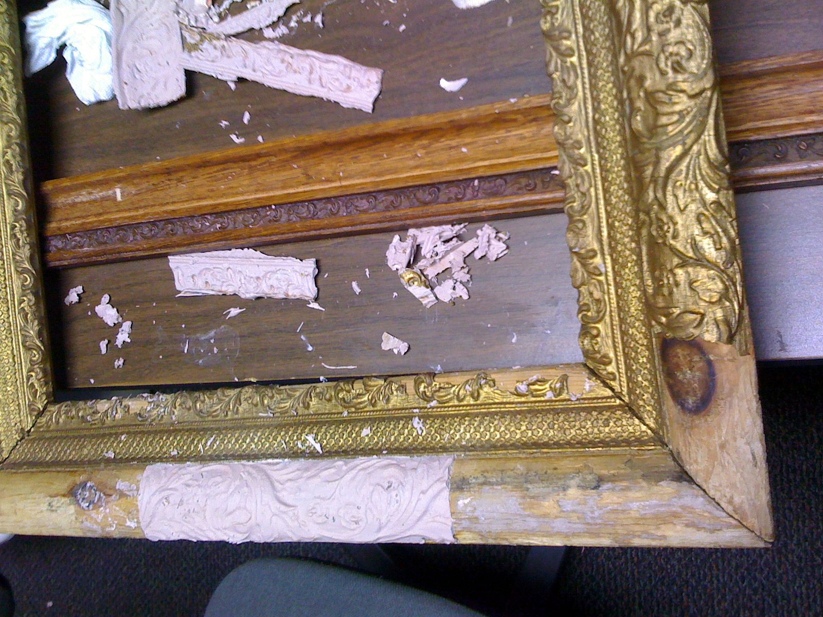 Restoration of an Estate Sale Find... a 100-year-old Antique Picture ...