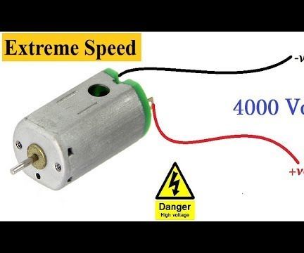 Wooow!!! 3V DC MOTOR Forced at 4000V | Awesome Idea New DIY : 3 Steps ...